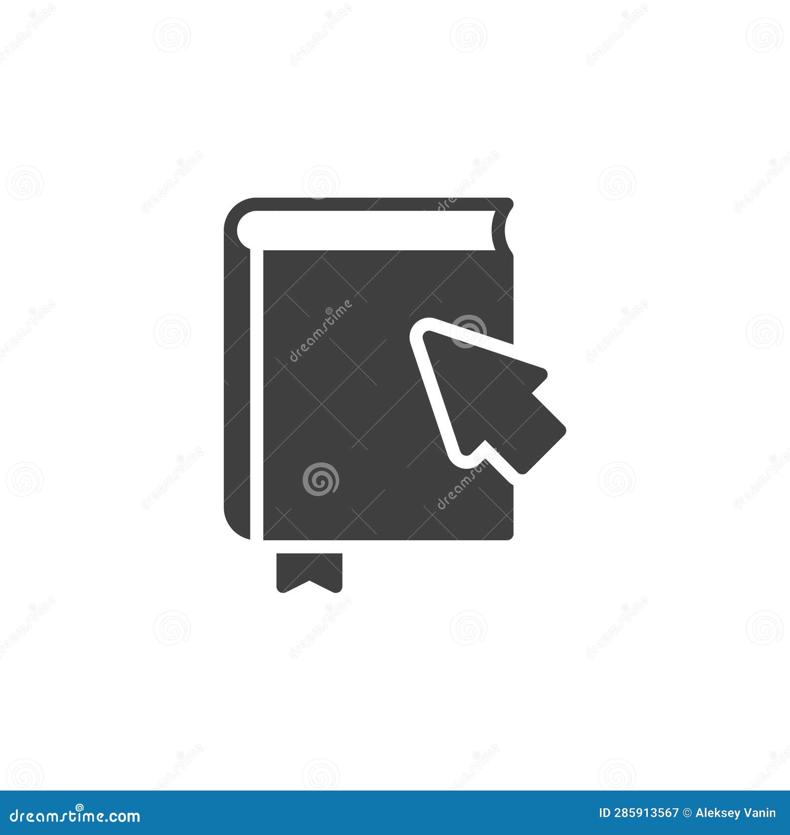Click on book vector icon stock illustration. Illustration of read ...
