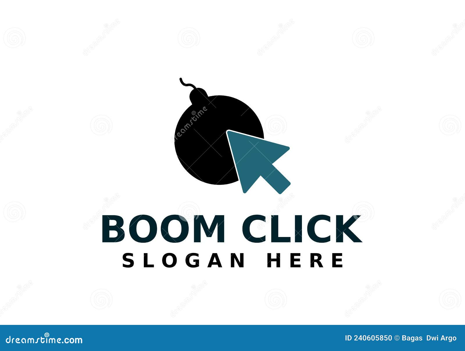 Click Boom Logo Template Design Vector, Emblem, Design Concept ...