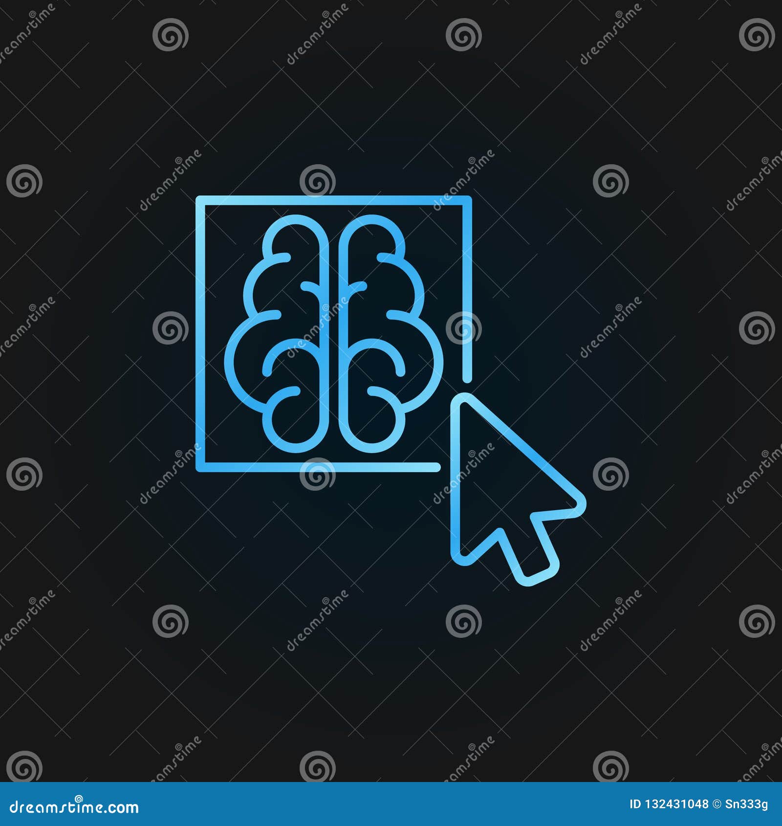 Click on Brain Button Colored Vector Outline Icon Stock Vector ... Click on Brain Button Colored Vector Outline Icon Stock Vector ...