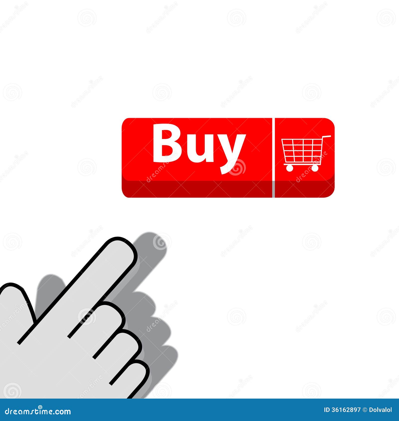 Click on button buy stock vector. Illustration of finance - 36162897