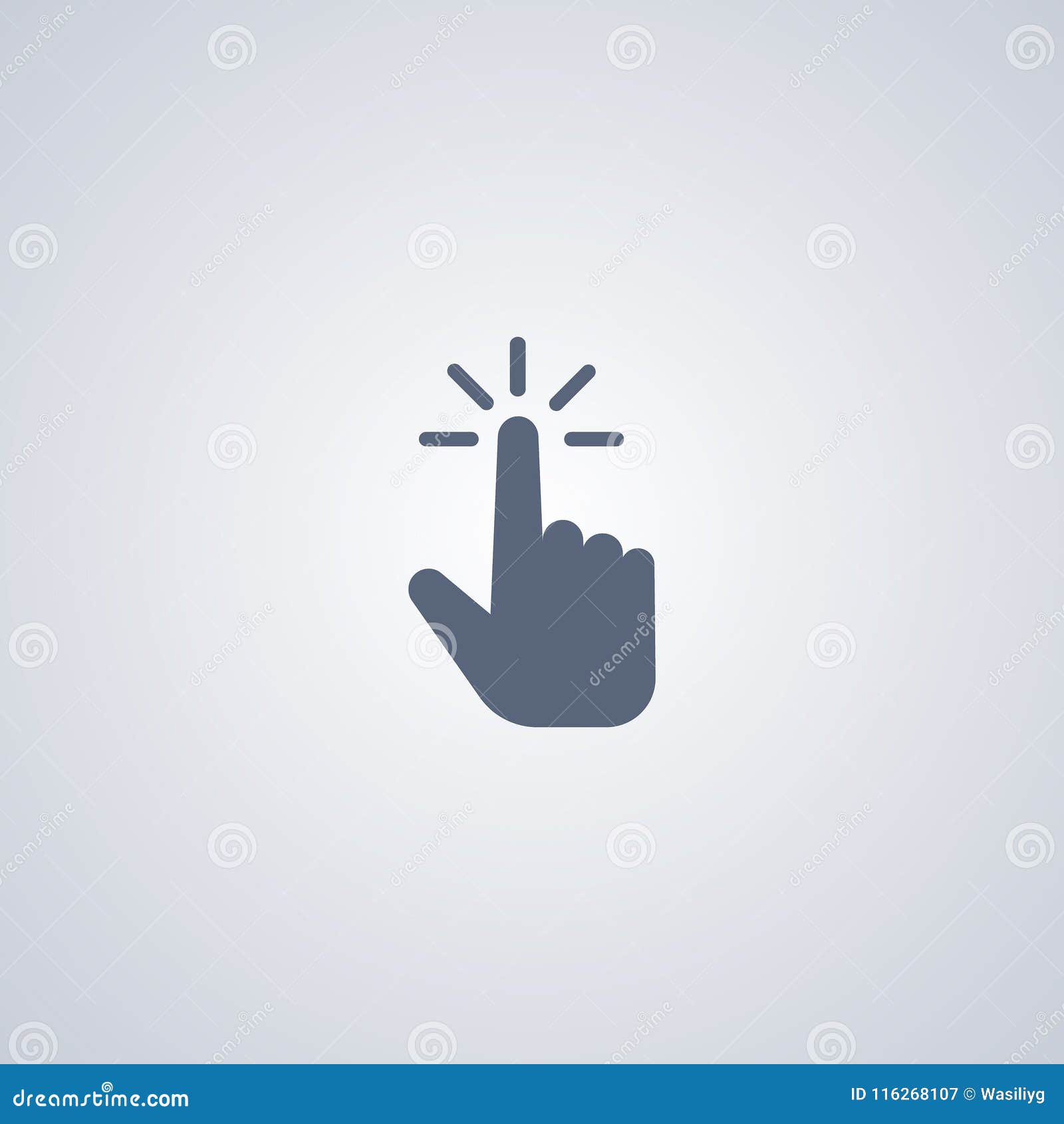 Click Gesture, Hand Cursor Of Computer Mouse Line And Silhouette Icon ... Click Gesture, Hand Cursor Of Computer Mouse Line And Silhouette Icon ...