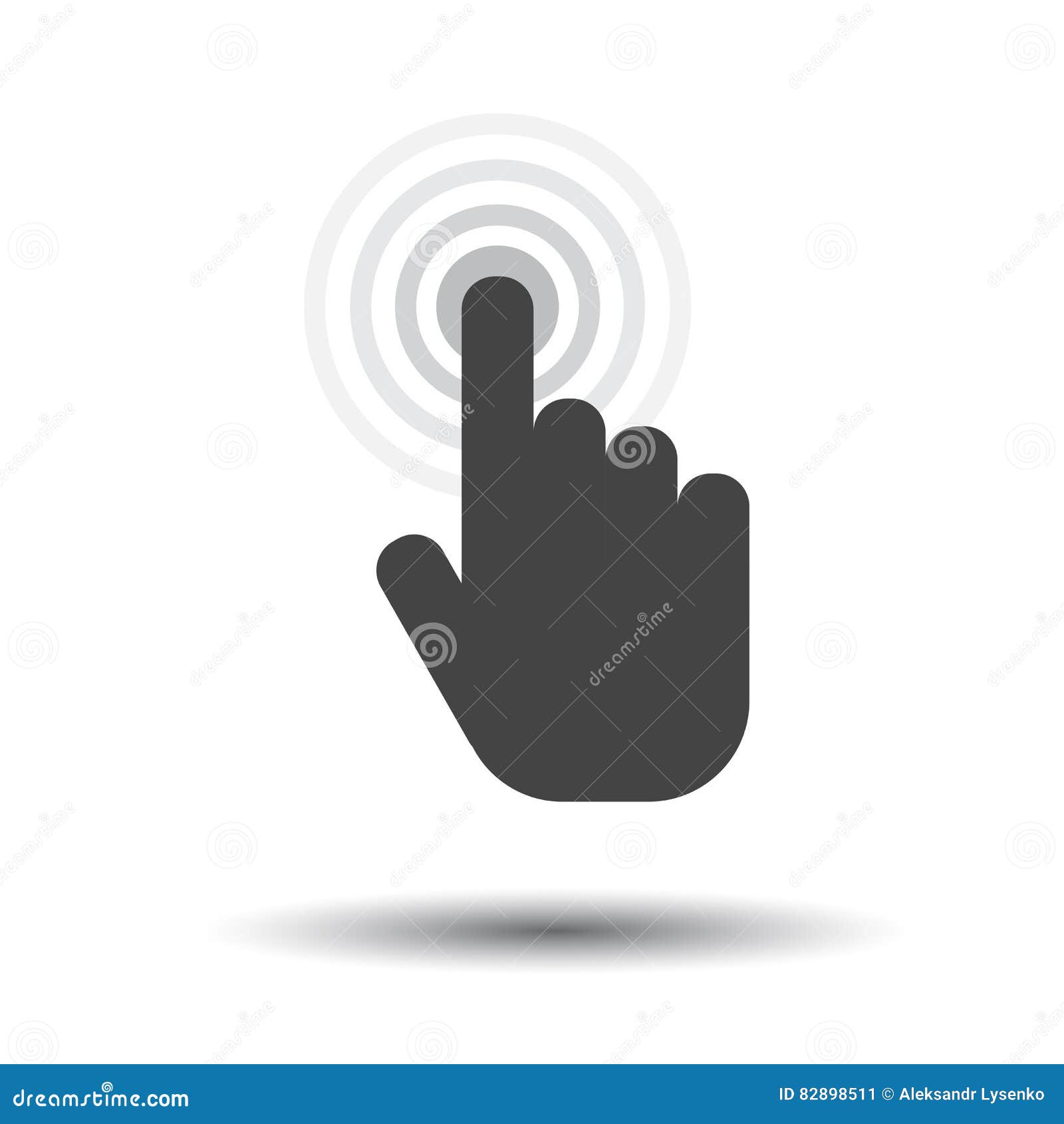 Click Hand Icon. Cursor Finger Sign Flat Vector Stock Vector ... Click Hand Icon. Cursor Finger Sign Flat Vector Stock Vector ...