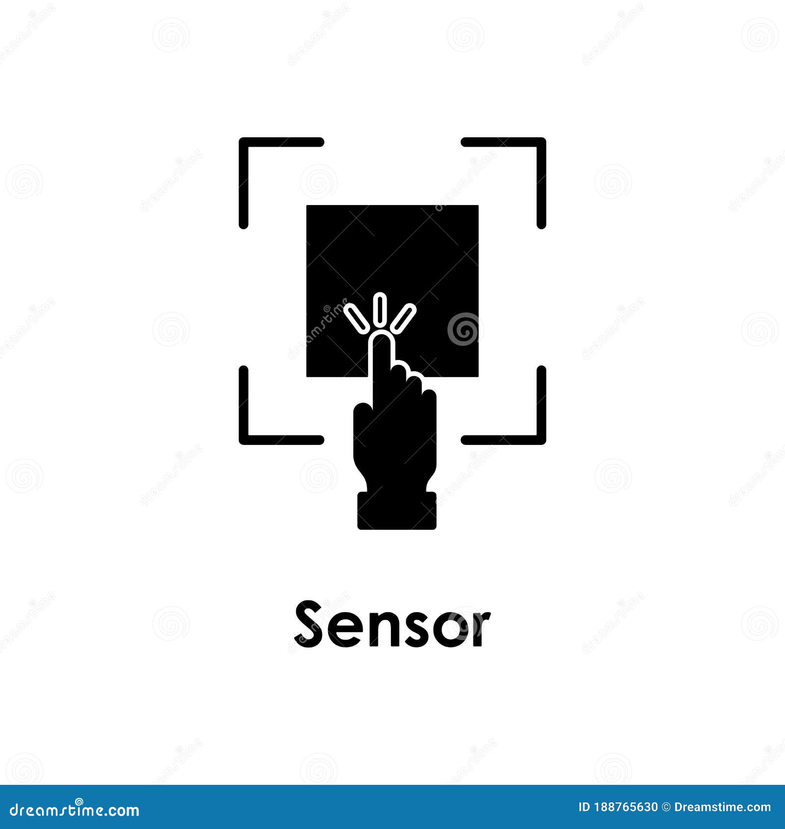 Click, Hand, Sensor Icon. Element of Business Icon for Mobile Concept ...