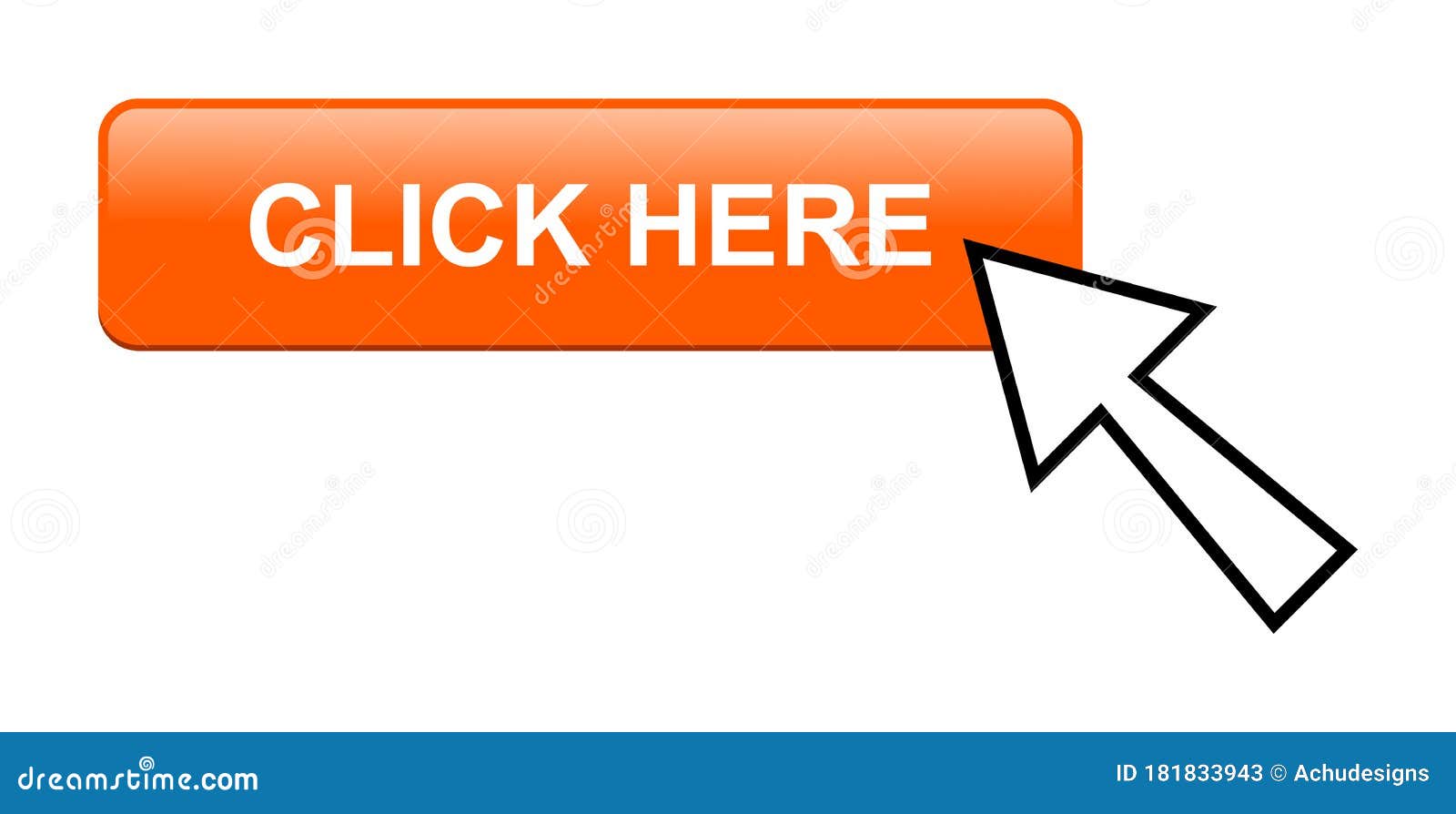Click here button stock vector. Illustration of icon - 181833943