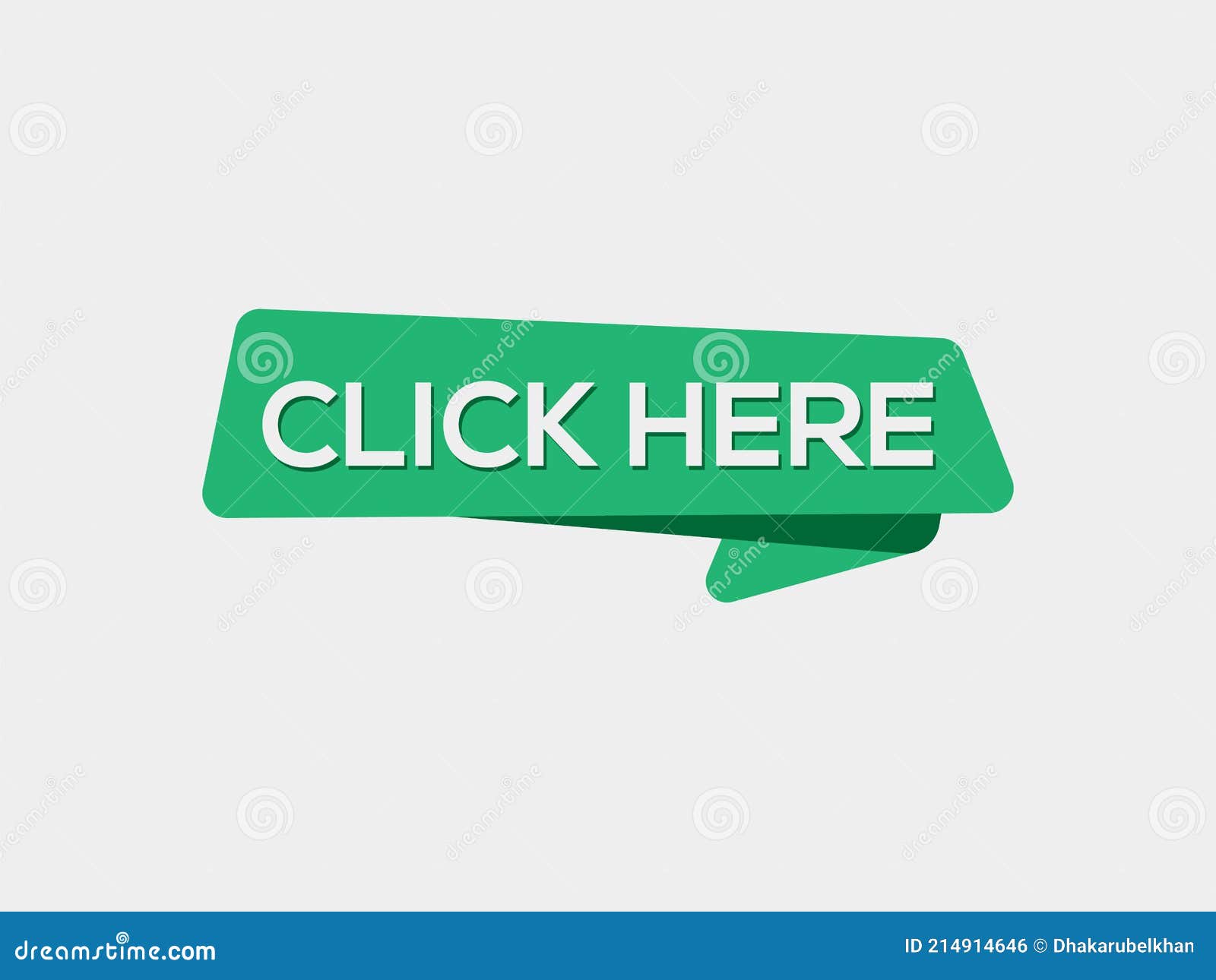 Click Here Button. Click Here Square Push Button Stock Vector ...