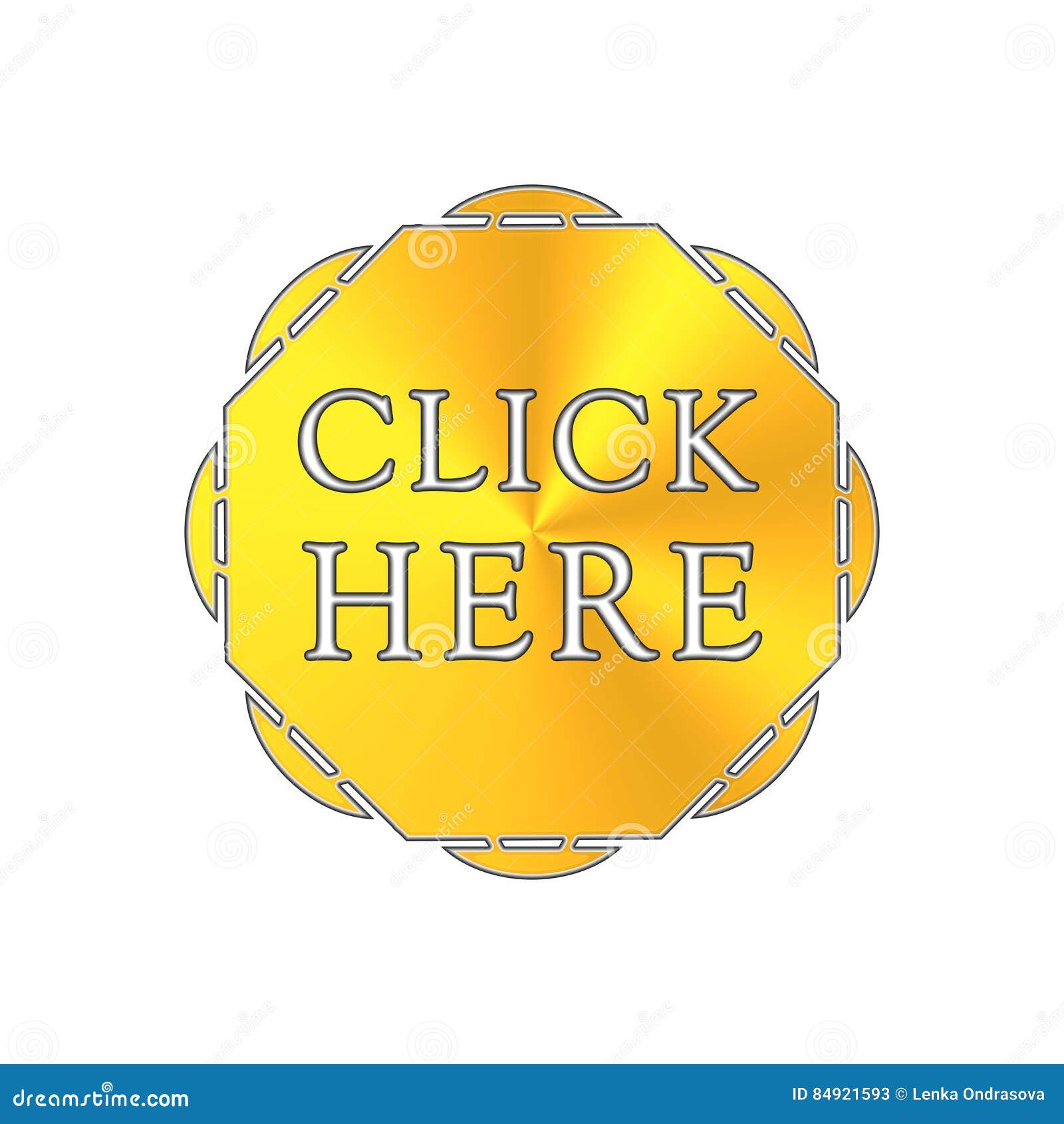 Click here button stock illustration. Illustration of connect - 84921593