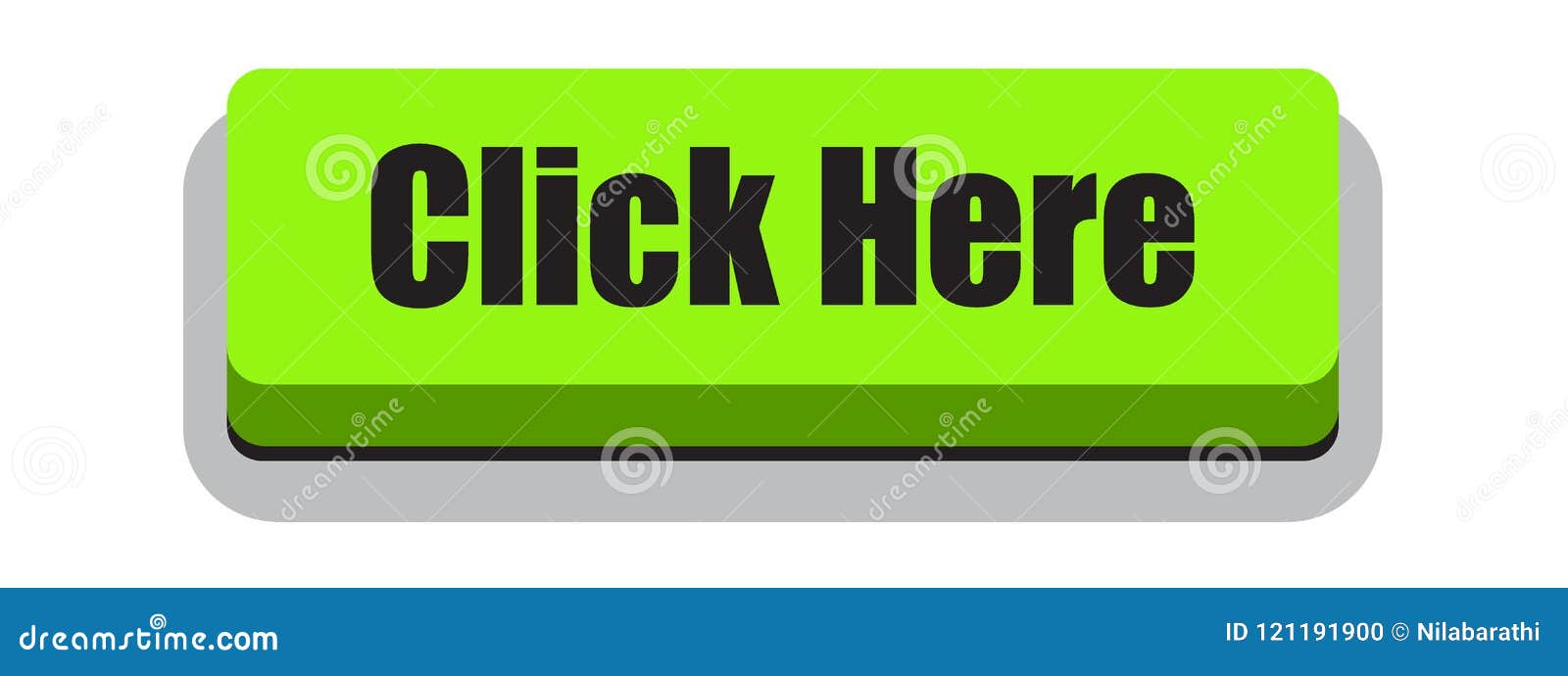 Click here button green stock illustration. Illustration of media ...