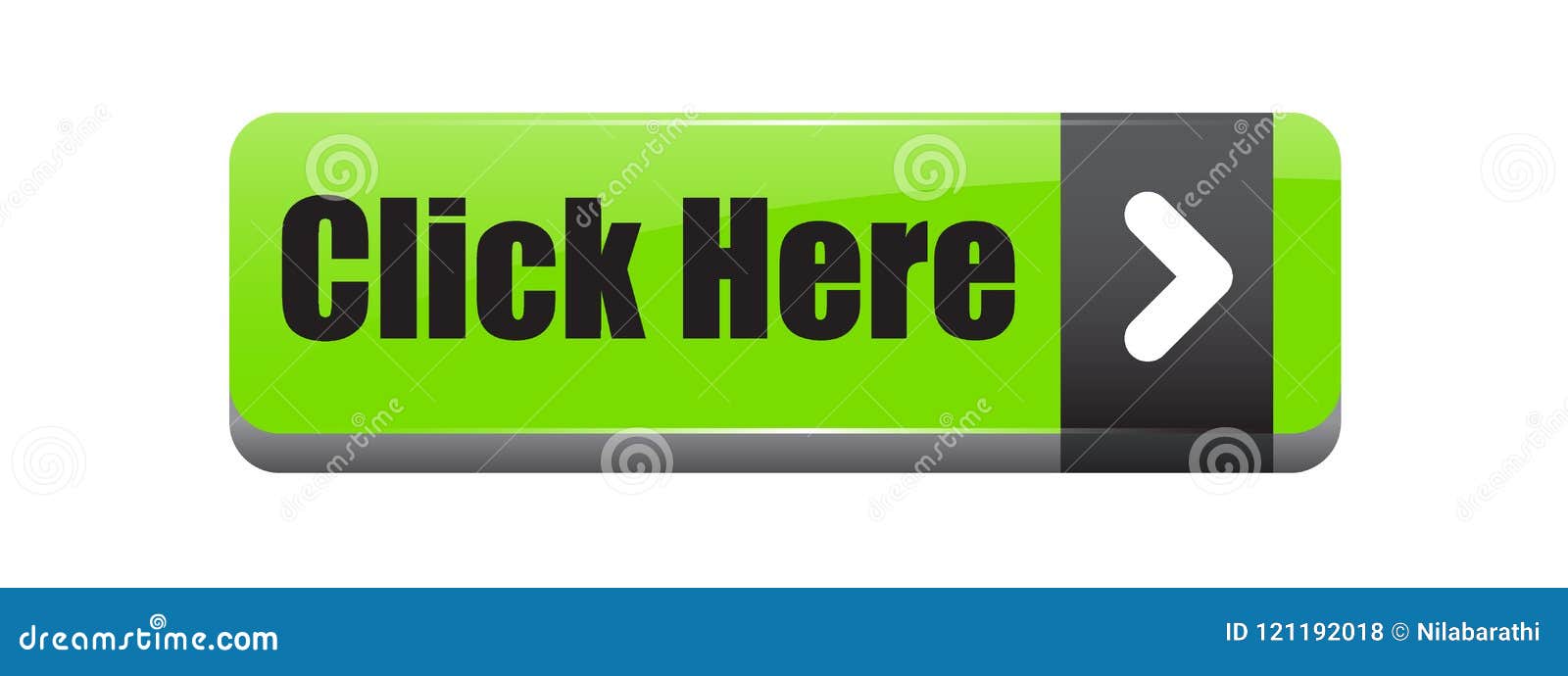 Click here button green stock illustration. Illustration of graphics ...