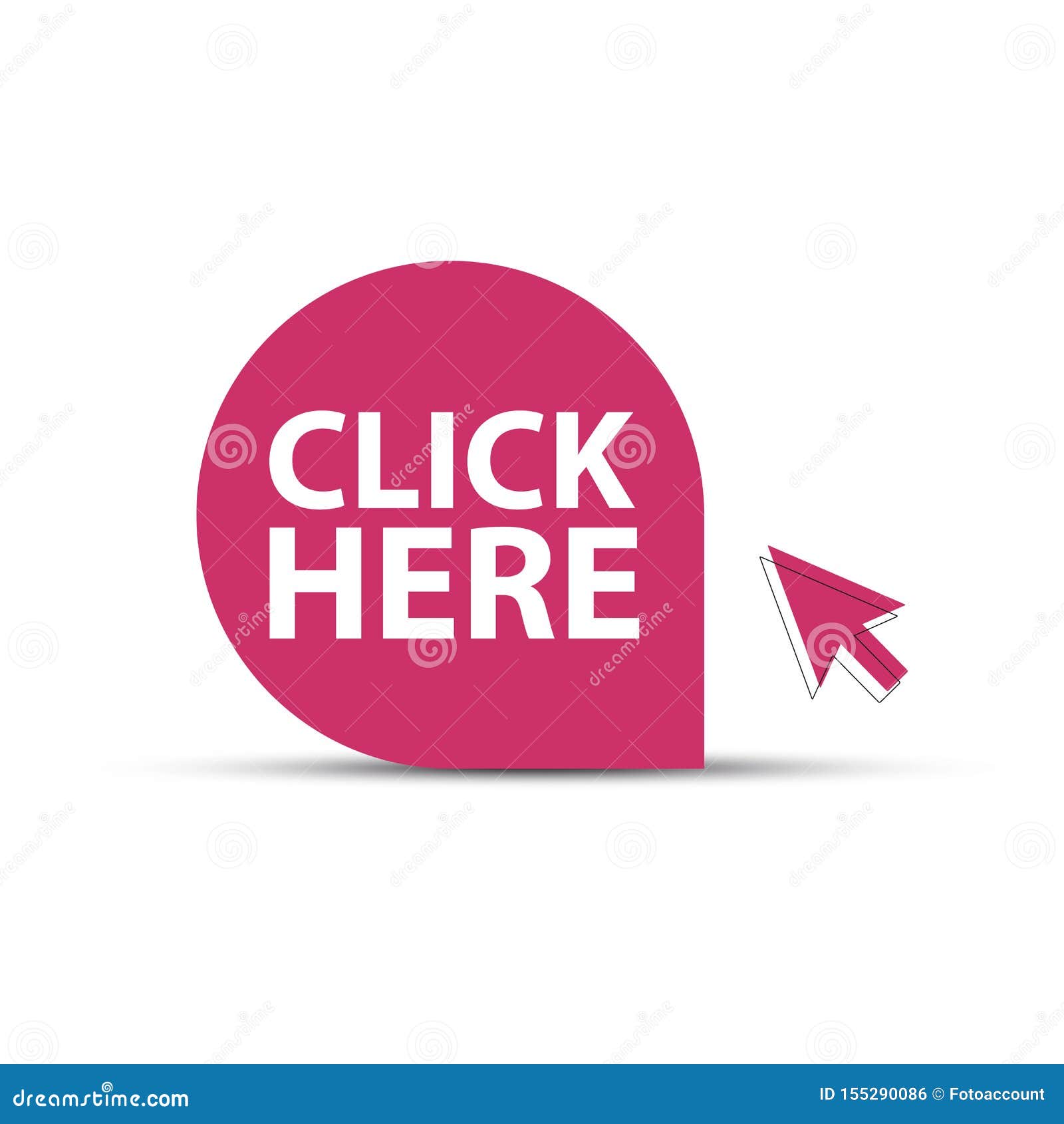Click Here Button - Vector Illustration with Mouse Arrow - Isolated on ... Click Here Button - Vector Illustration with Mouse Arrow - Isolated on ...