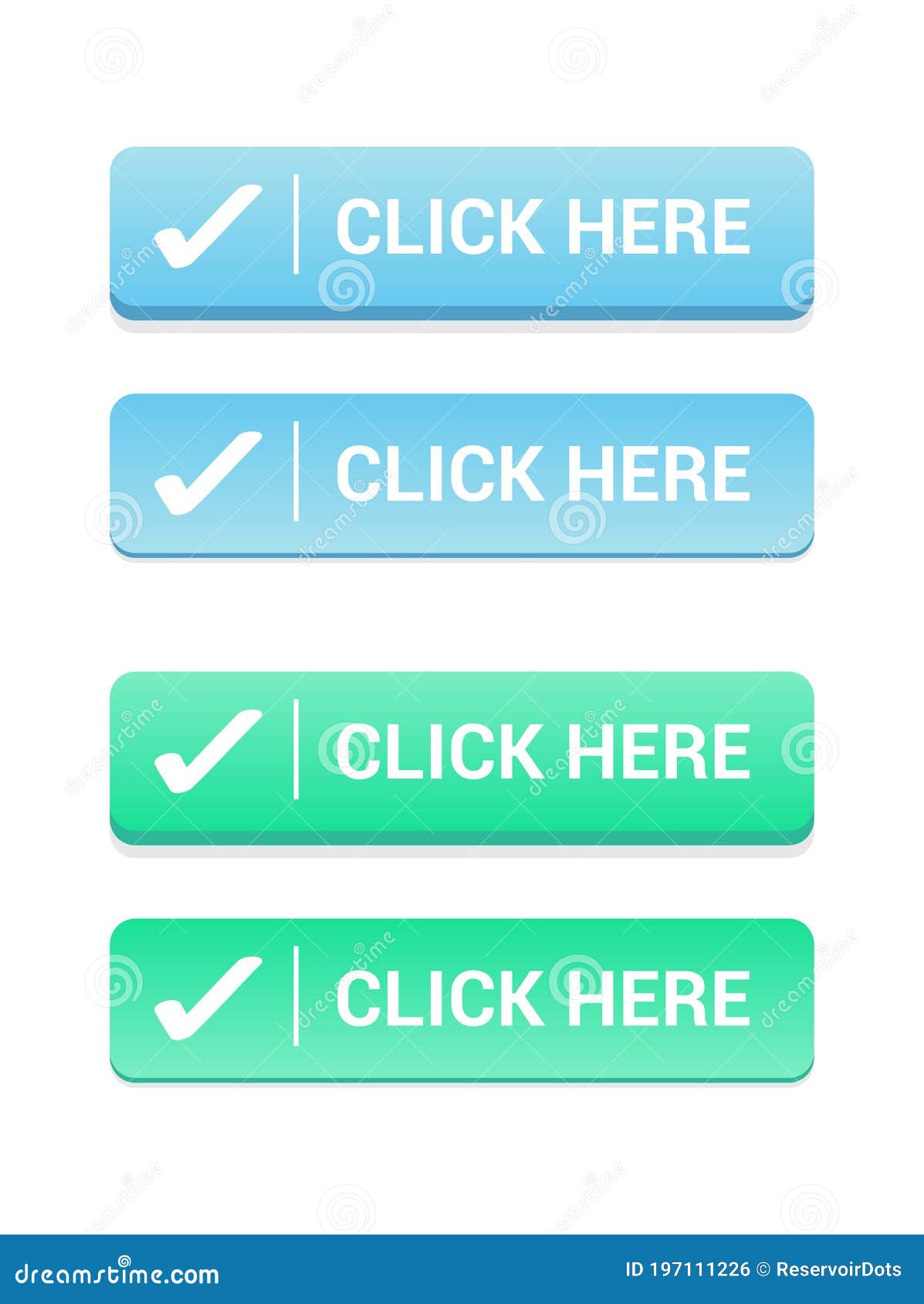 Click Here Buttons stock vector. Illustration of blue - 197111226 Click Here Buttons stock vector. Illustration of blue - 197111226