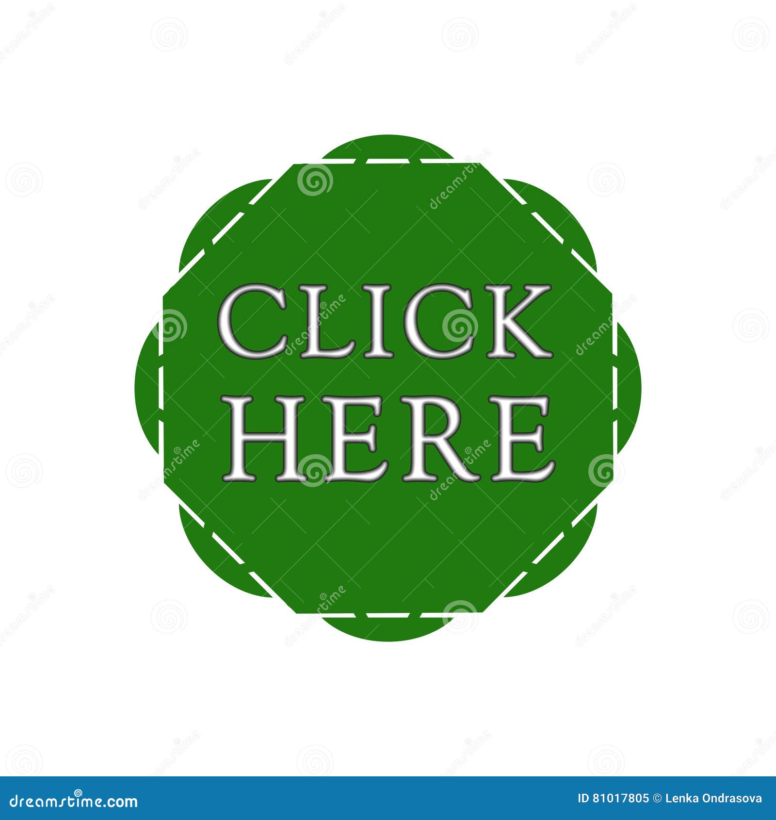 Click here buttons stock illustration. Illustration of icon - 81017805