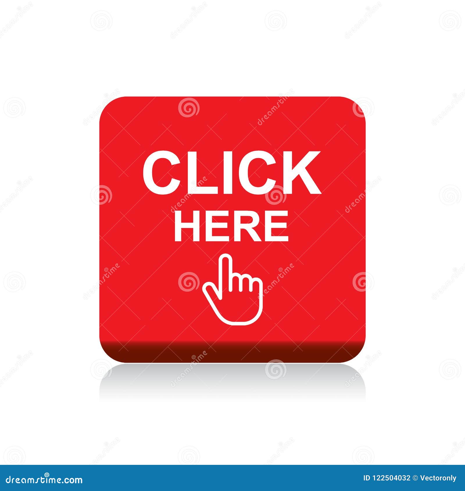 Click here stock illustration. Illustration of glossy - 122504032