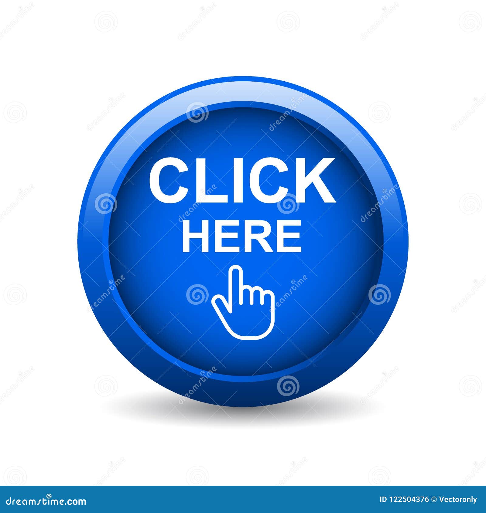 Click Here Mouse Cursors Set. Cartoon Vector | CartoonDealer.com #62716315