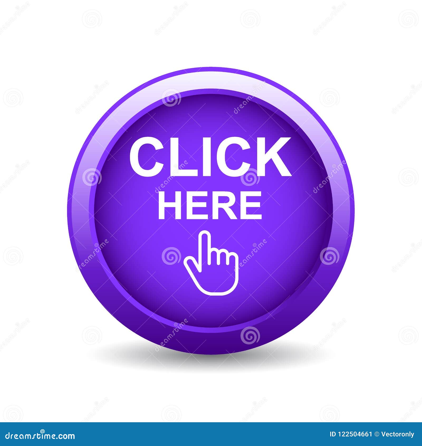 Click here stock illustration. Illustration of business - 122504661