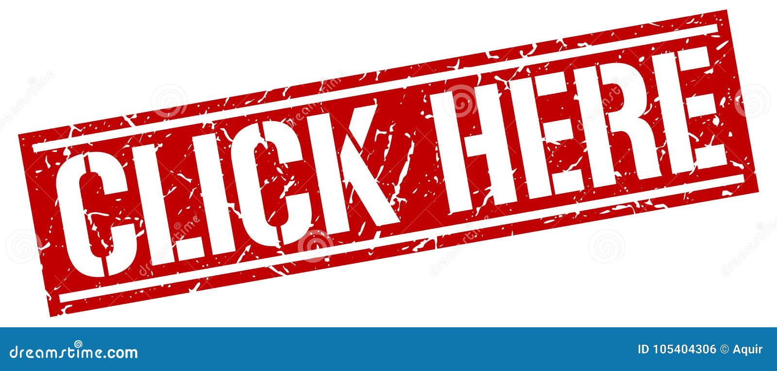 Click here stamp stock vector. Illustration of seal - 105404306