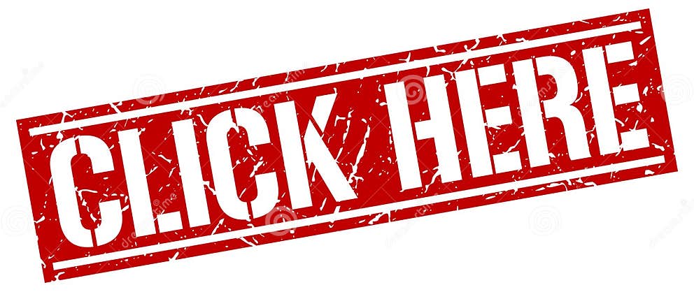 Click here stamp stock vector. Illustration of seal - 105404306