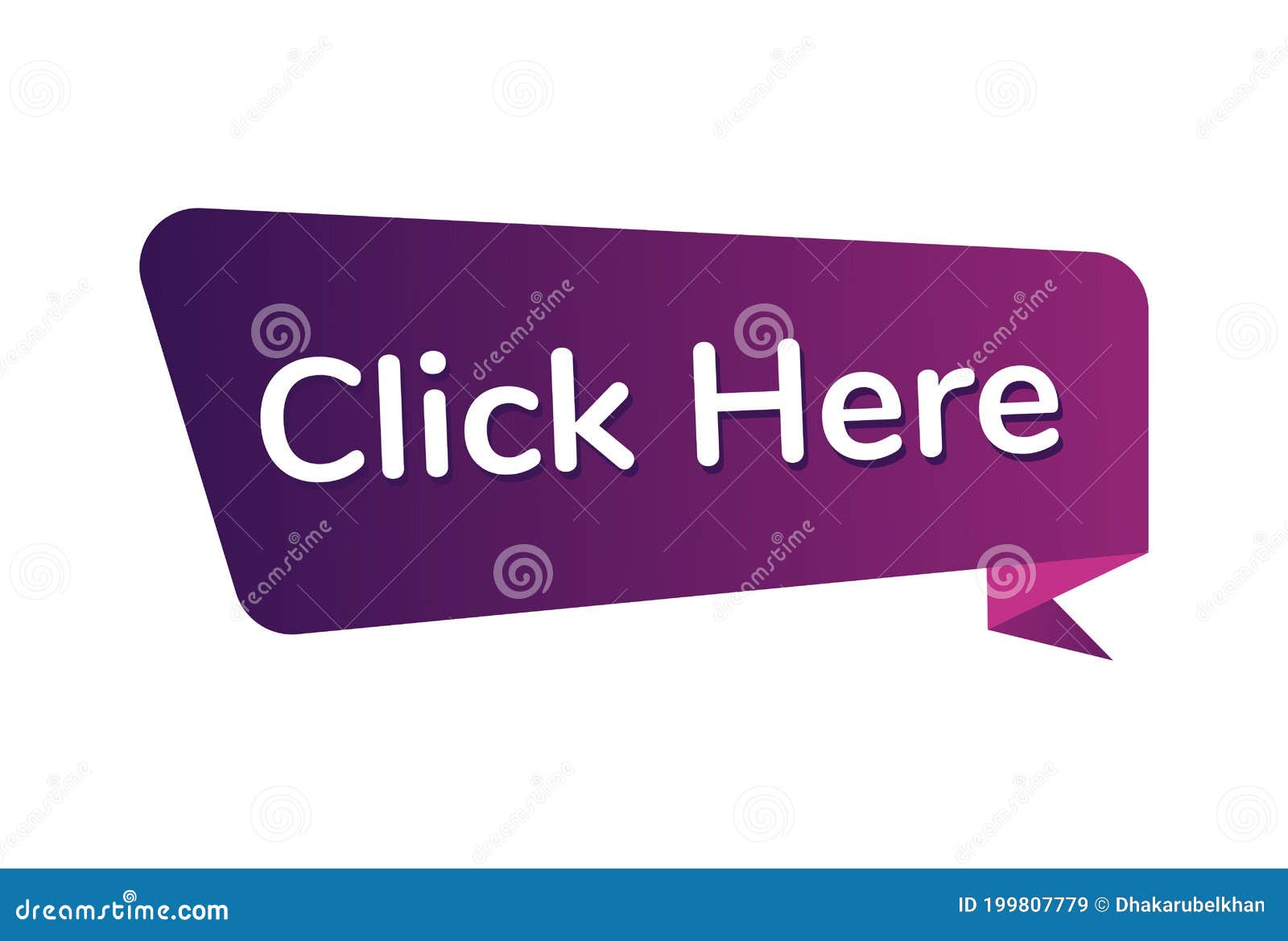 Click Here Image Vector, Click Here Banner Design Stock Vector ...
