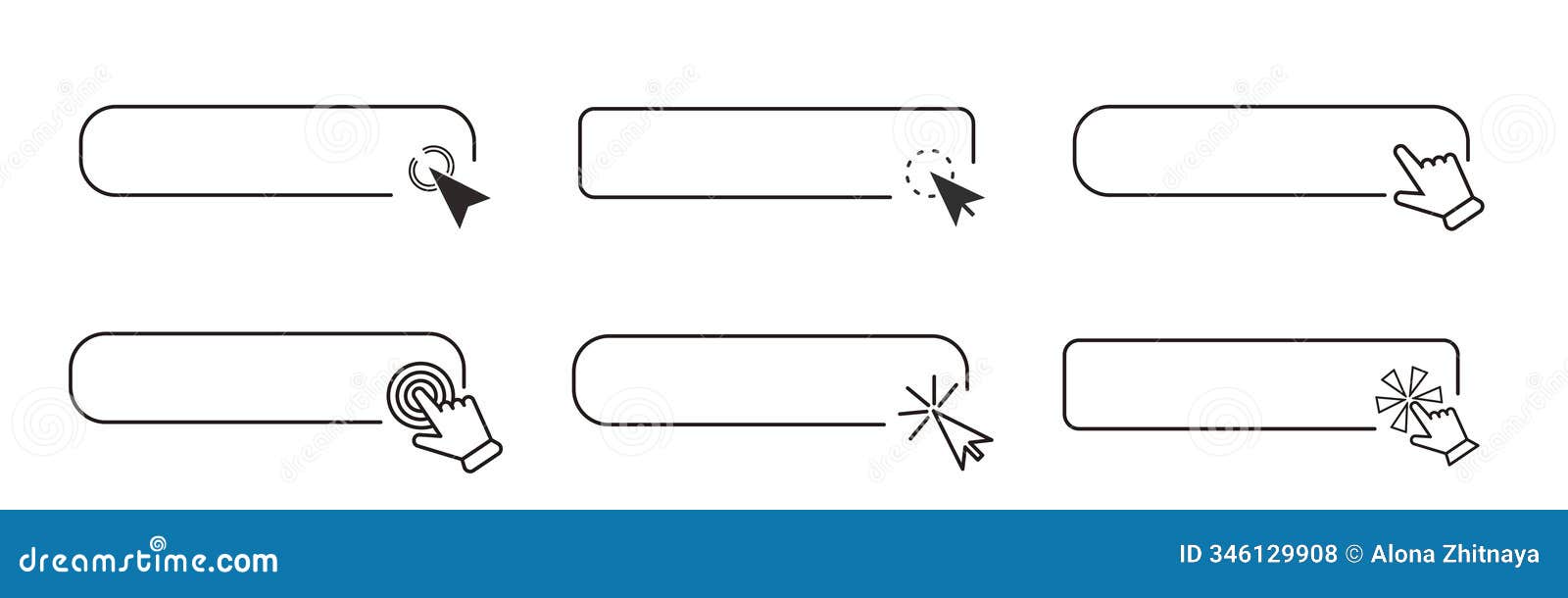 Cut Here Line Icon Pack Symbol. Paper Cut Icon With Dotted Line ...