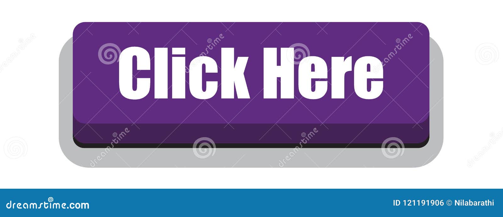 Click here button purple stock illustration. Illustration of details ...