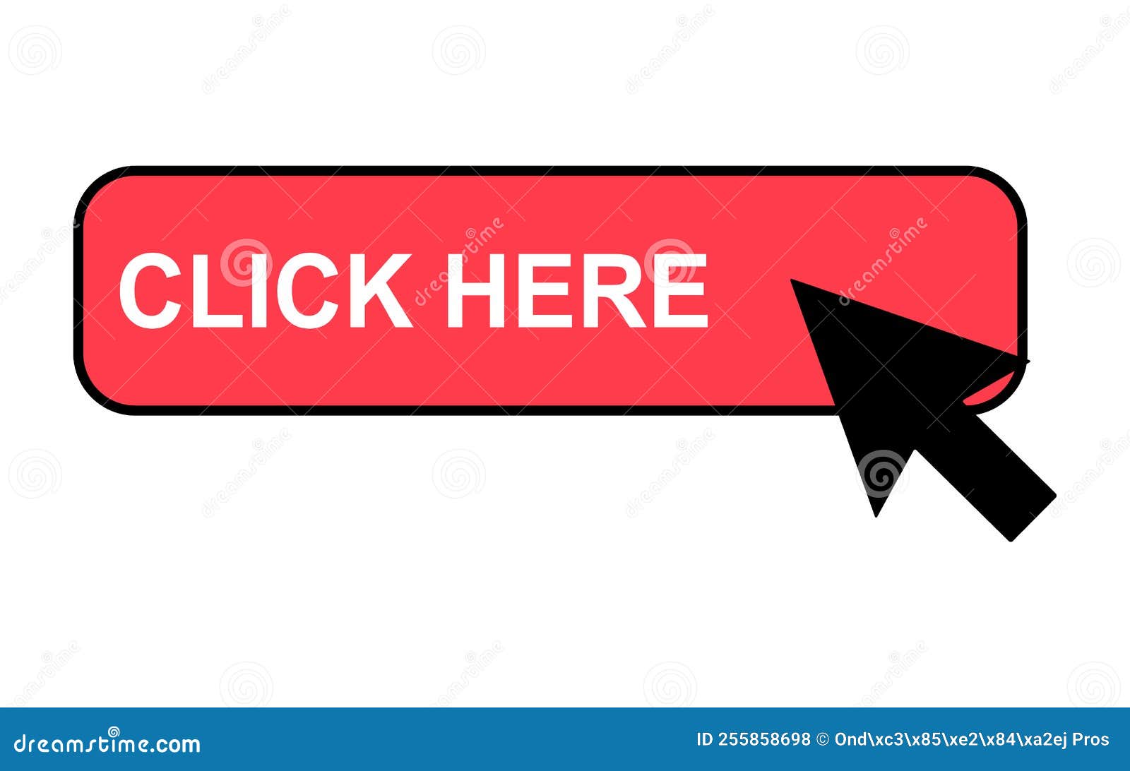 Click Here Web Button, Internet Flat Pointer Design, Press Link Vector ... Click Here Web Button, Internet Flat Pointer Design, Press Link Vector ...