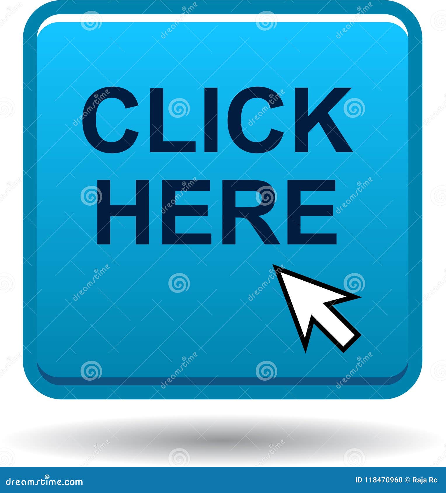 Click here web button stock vector. Illustration of company - 118470960