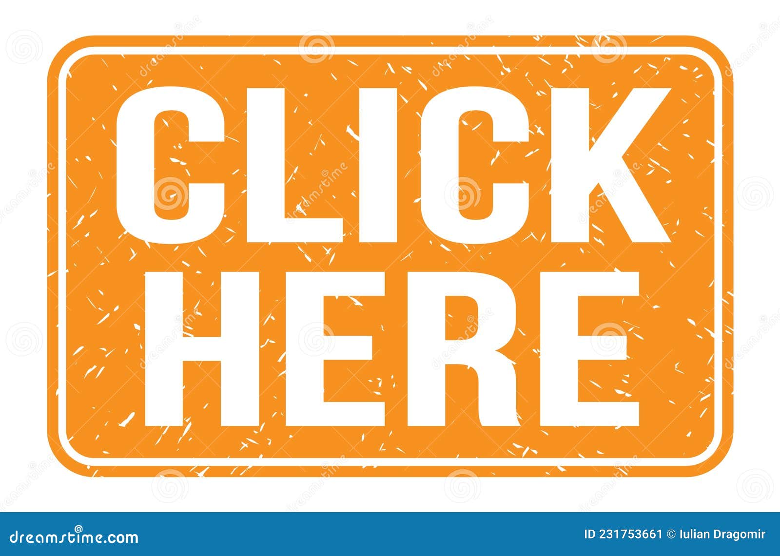 CLICK HERE, Words on Orange Rectangle Stamp Sign Stock Illustration ...