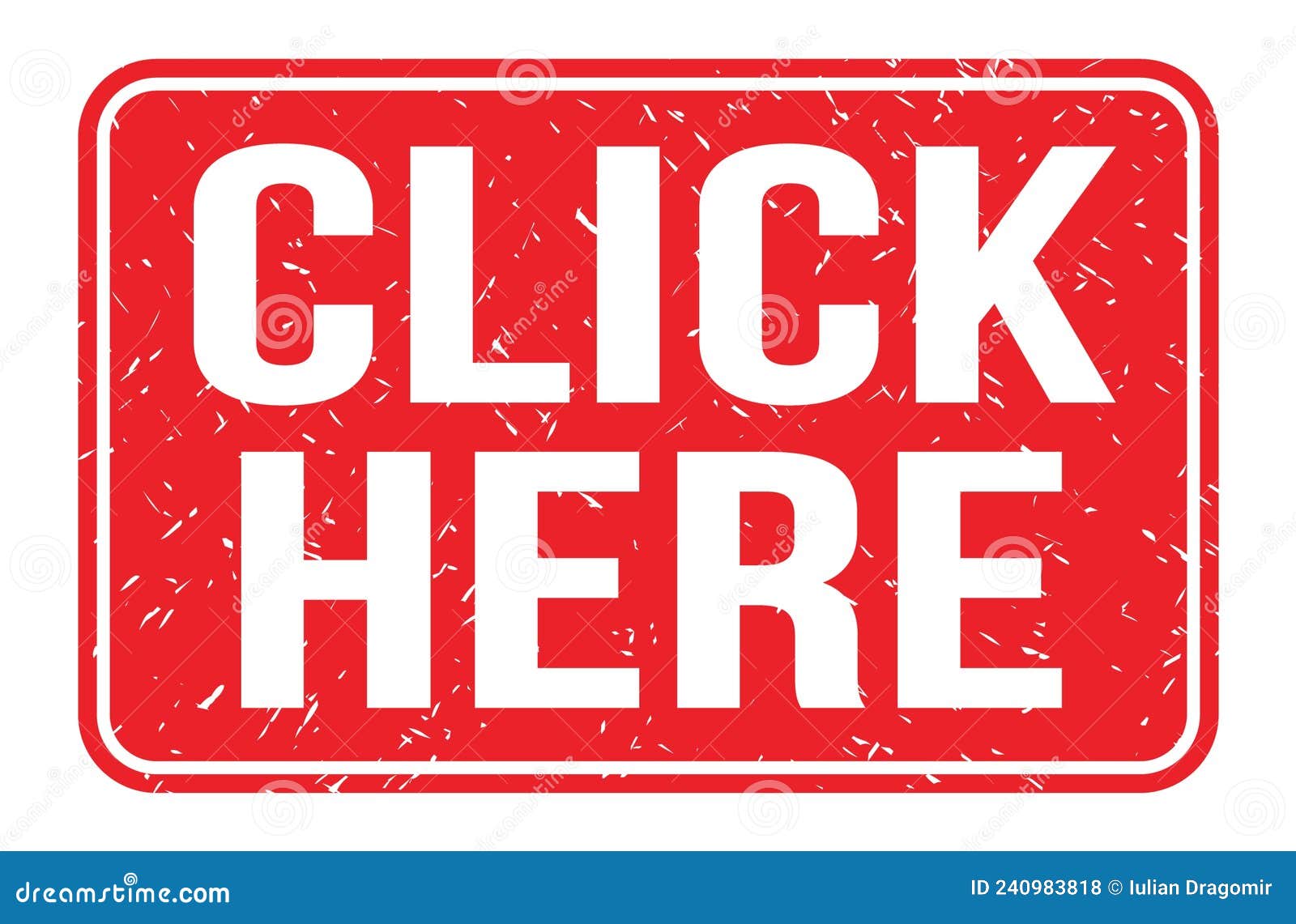 CLICK HERE, Words on Red Rectangle Stamp Sign Stock Illustration ...