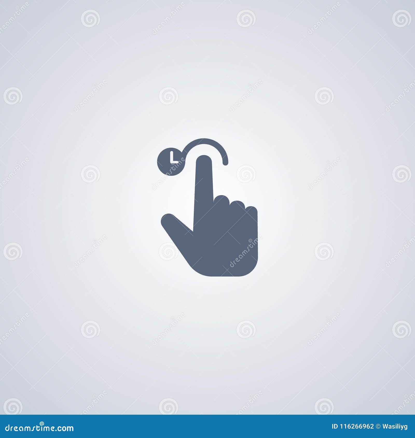 Click Hold , Vector Best Flat Icon Stock Vector - Illustration of hand ...