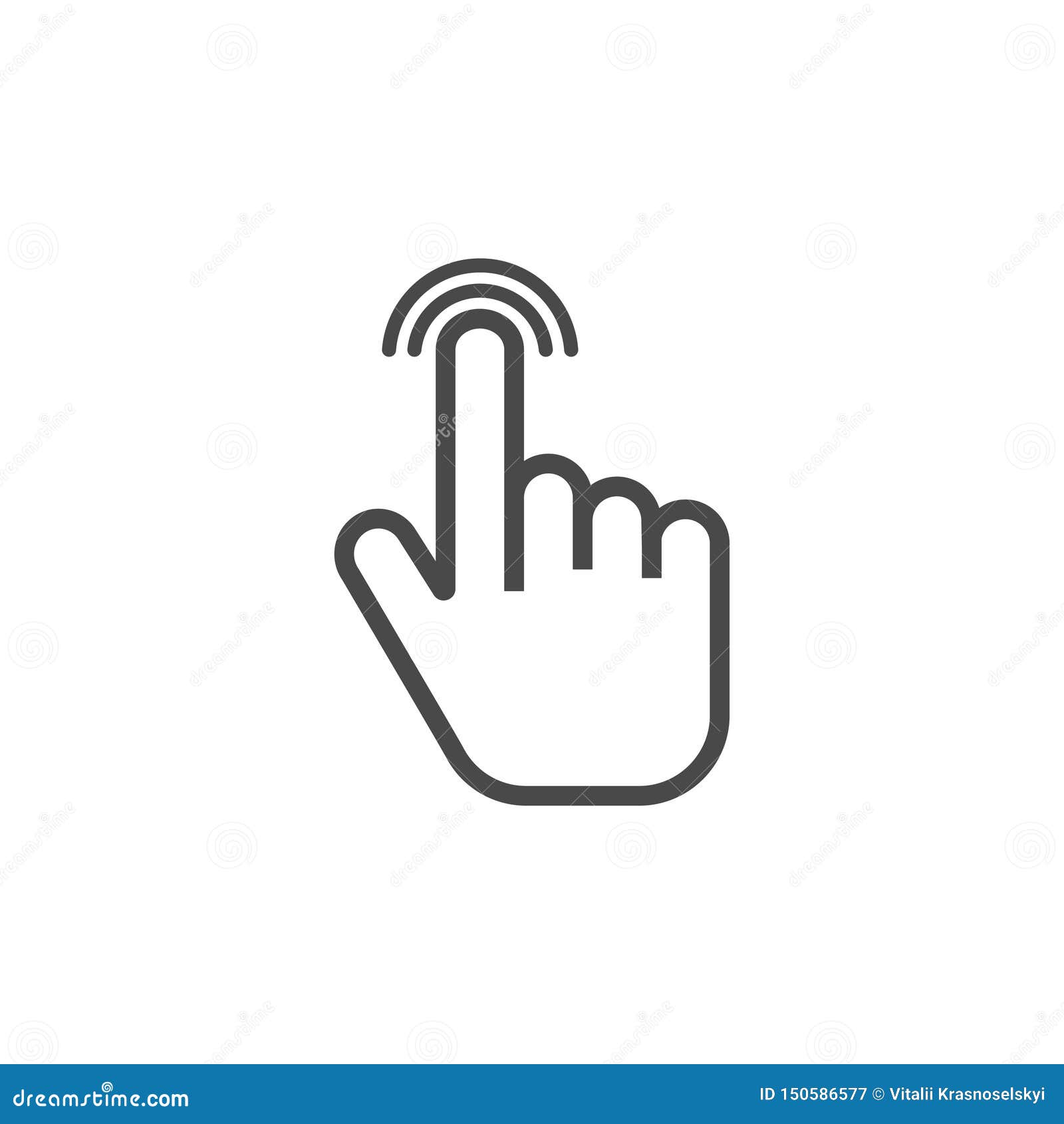 Tapping Finger Stock Illustrations – 585 Tapping Finger Stock ...