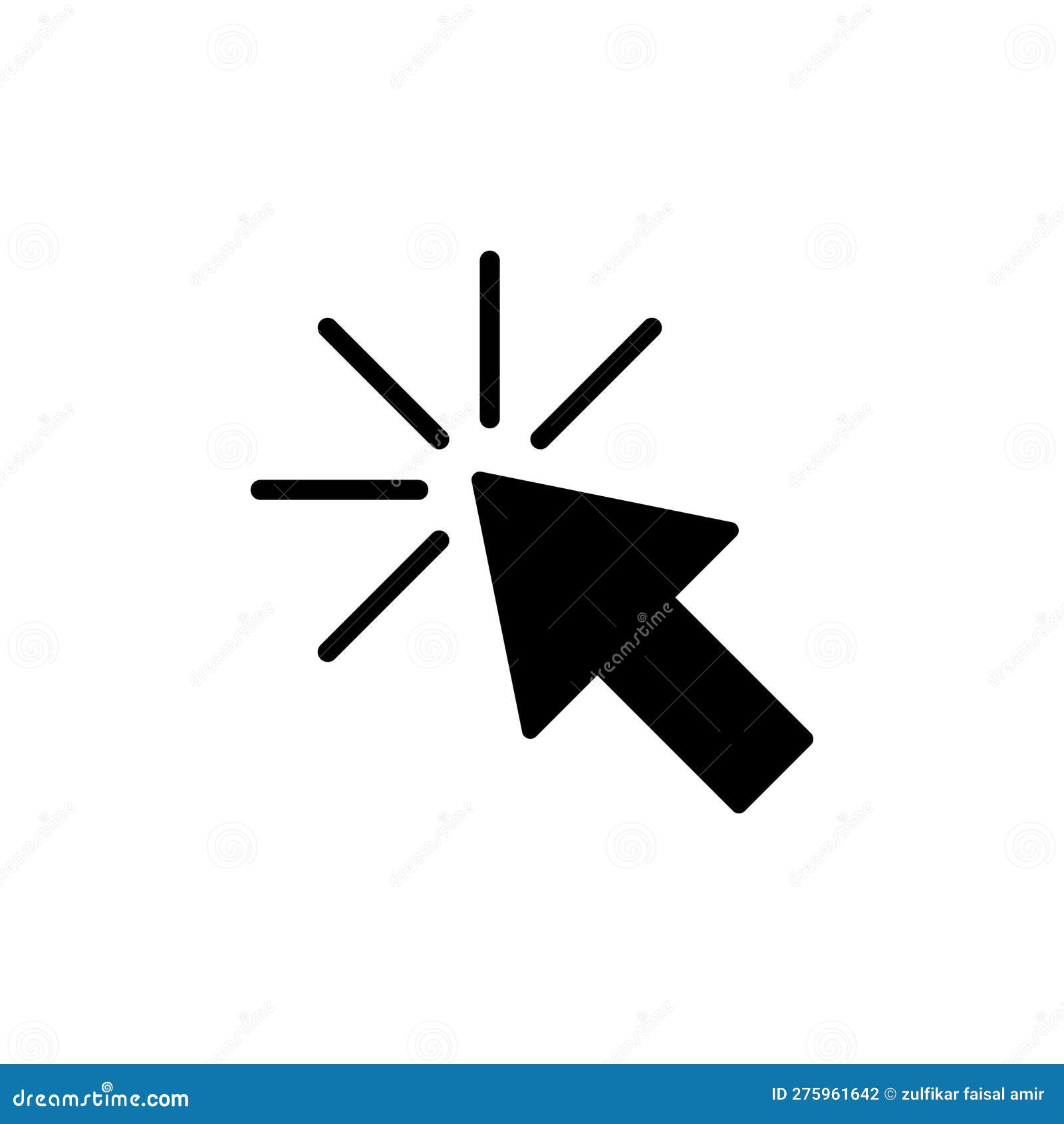 Click Icon. Cursor Icon Vector. Pointer Sign Stock Vector ...