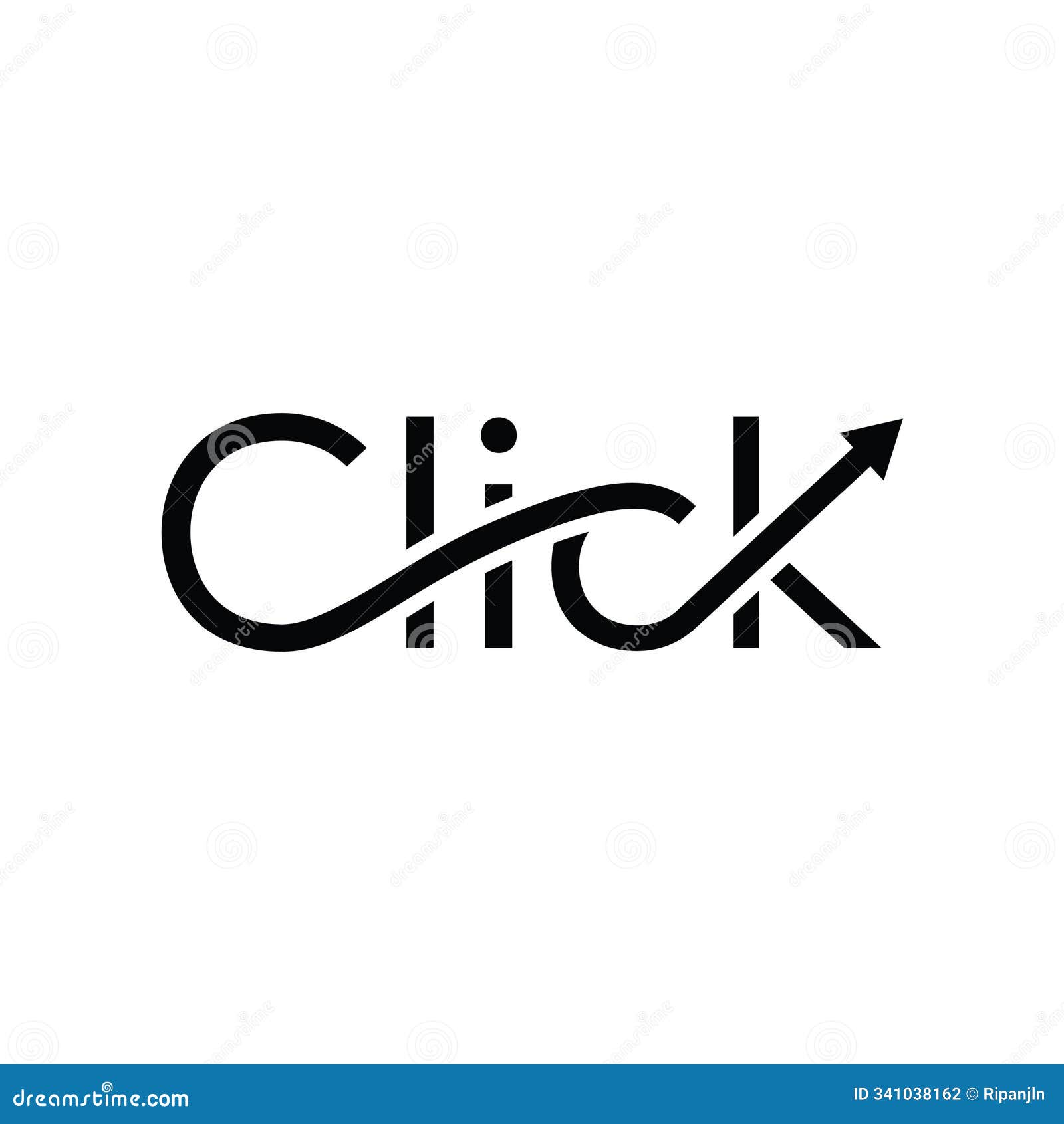 Click Logo Design Vector, Click Symbol Stock Illustration ...