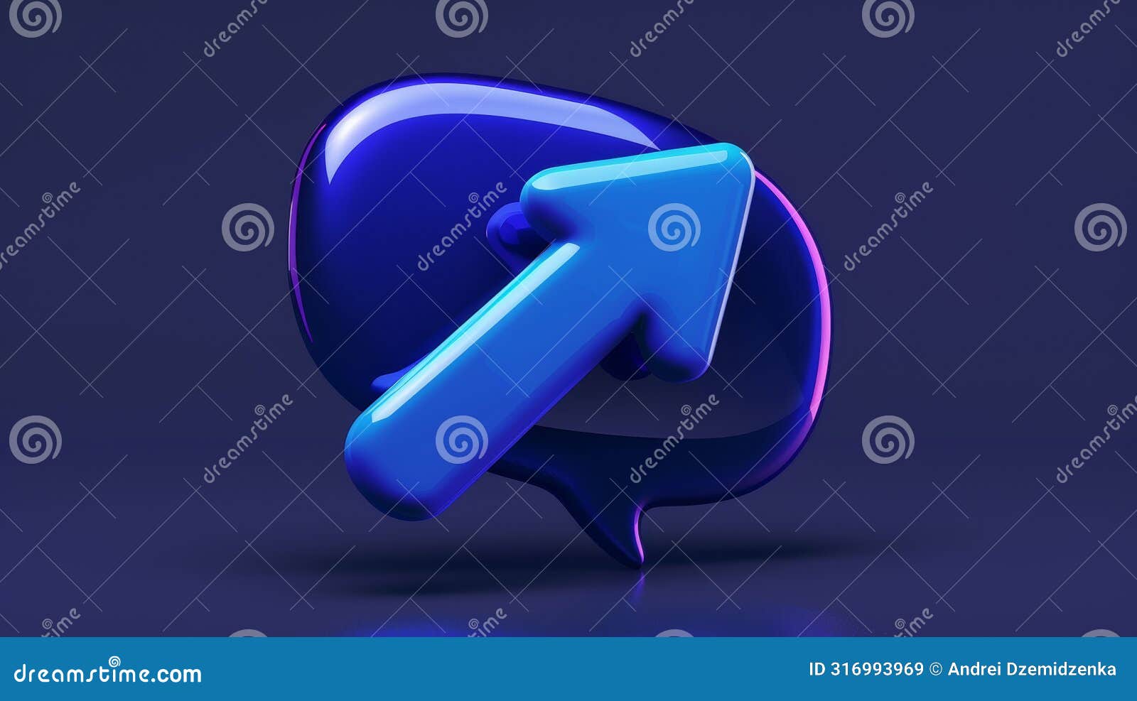 Click Modern Mouse Arrow Icon. Realistic Illustration of Pointer Symbol ...