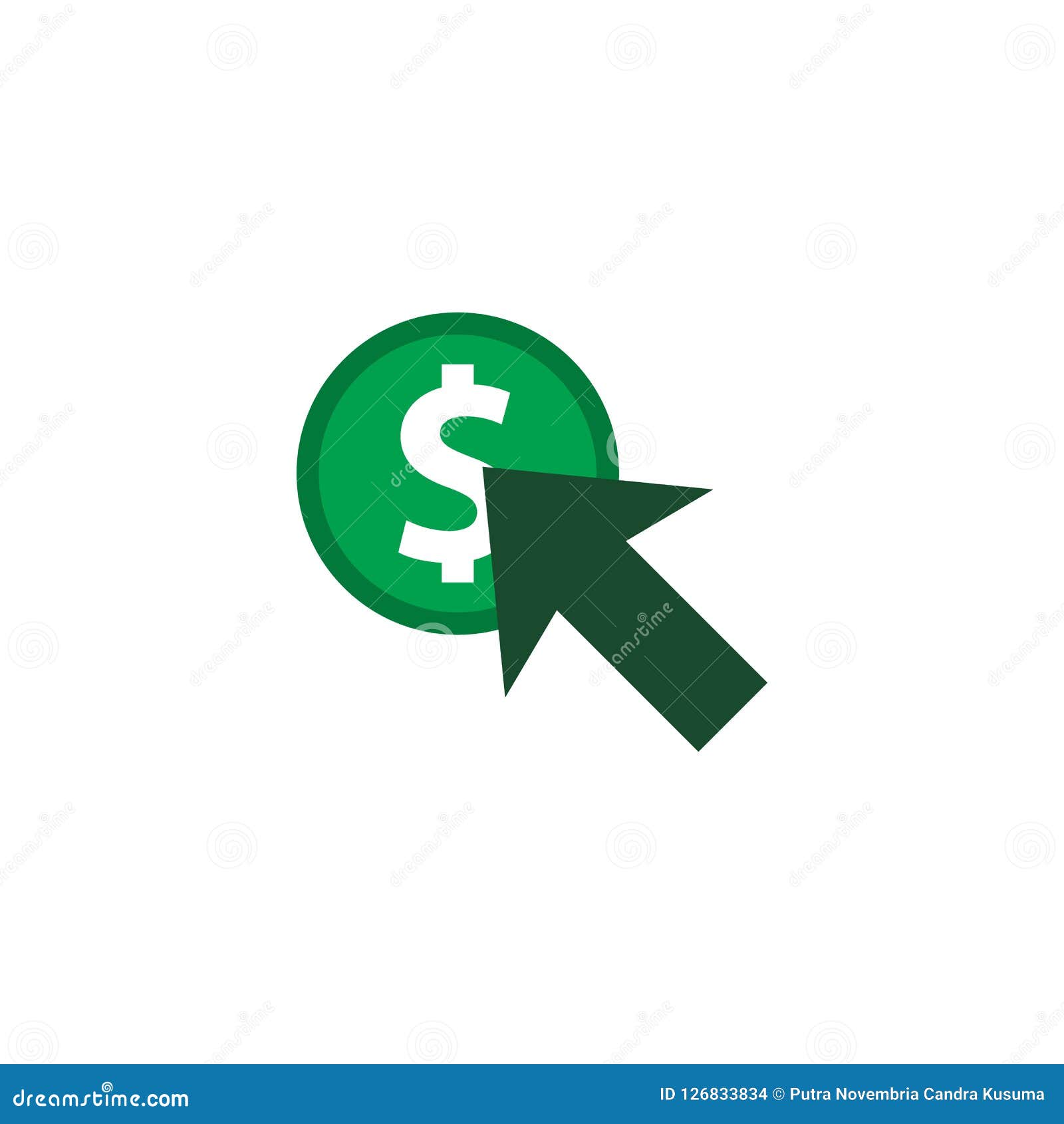 Click Money Logo Icon Design Stock Vector - Illustration of company ...