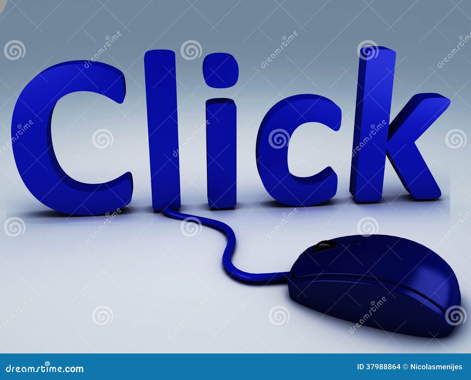 Click mouse stock illustration. Illustration of data - 37988864