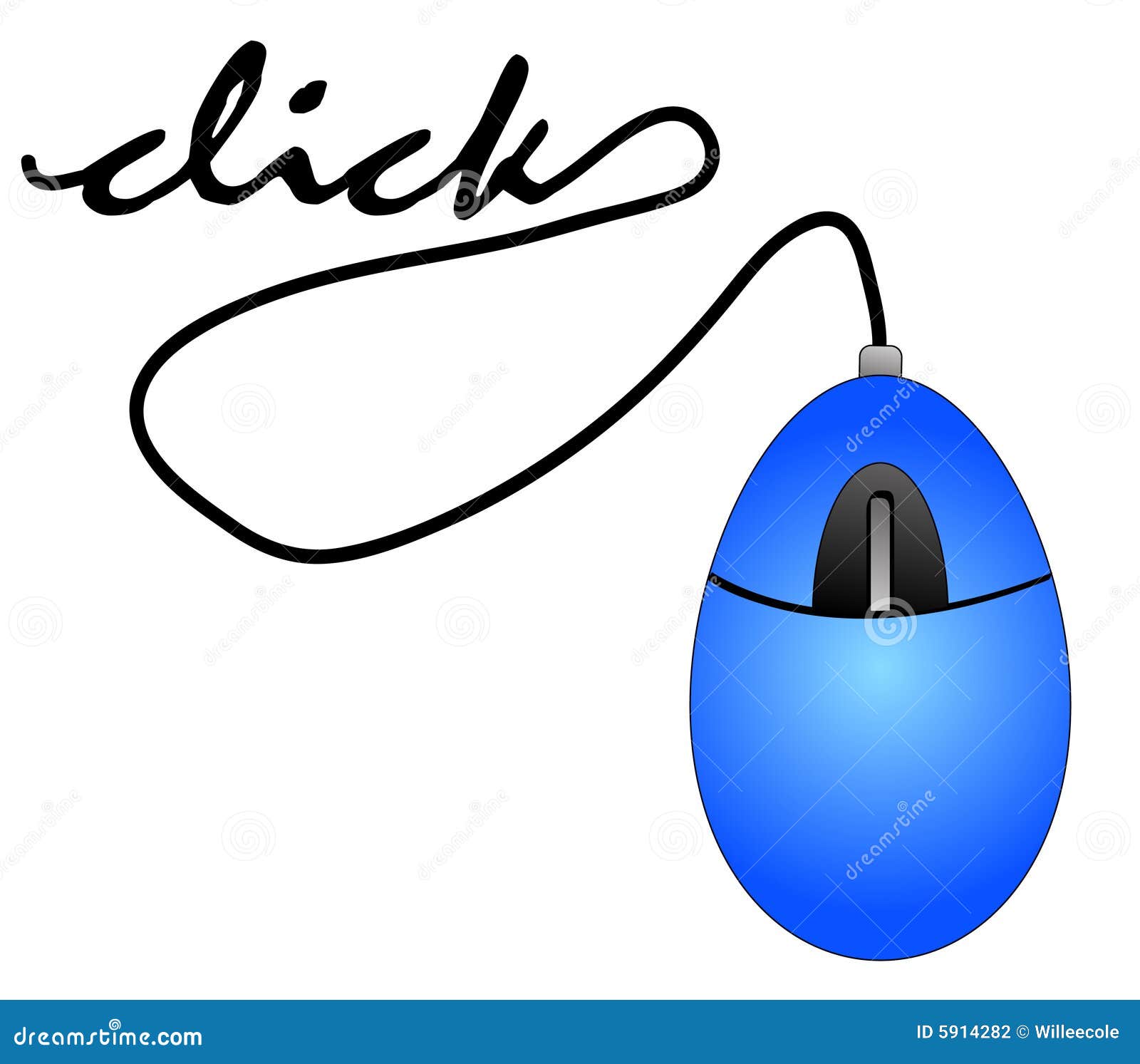 Click of the mouse stock vector. Illustration of mouse - 5914282