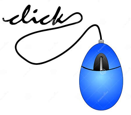 Click of the mouse stock vector. Illustration of mouse - 5914282