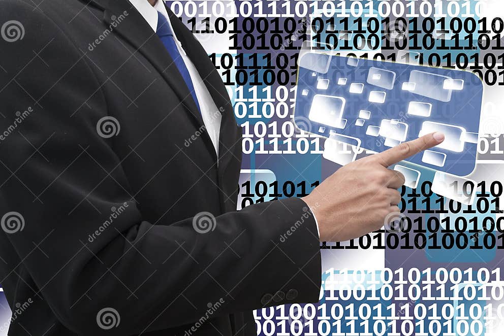 Click point stock image. Image of hand, business, point - 27207761