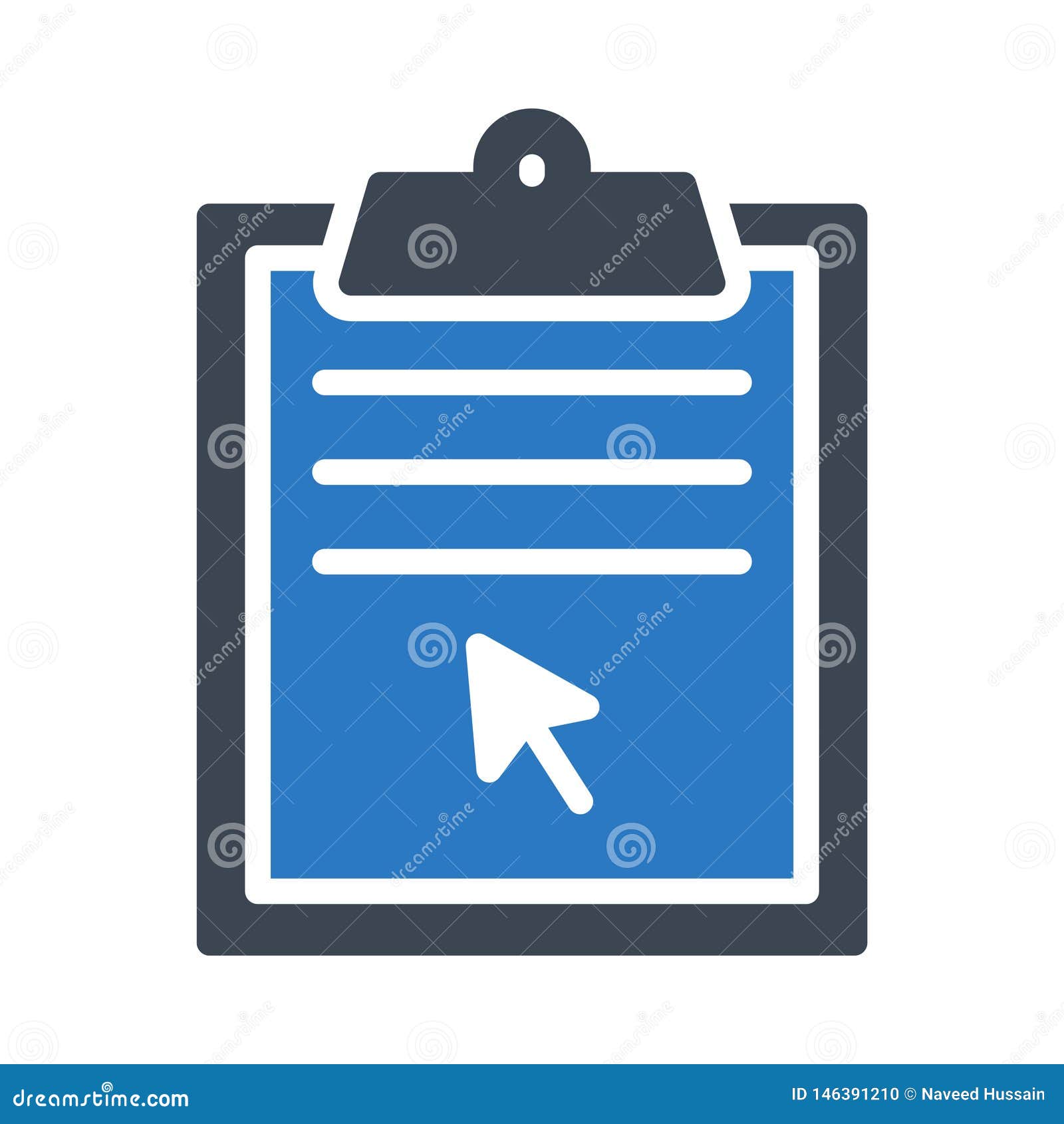 Click Project Glyph Color Vector Icon Stock Illustration - Illustration ...