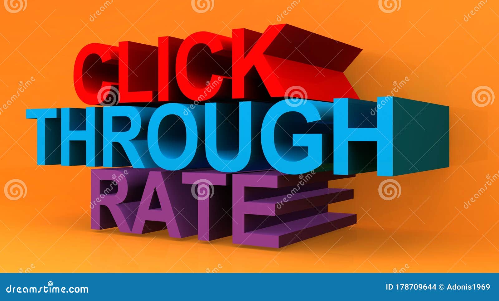 Click through rate stock illustration. Illustration of multimedia ...