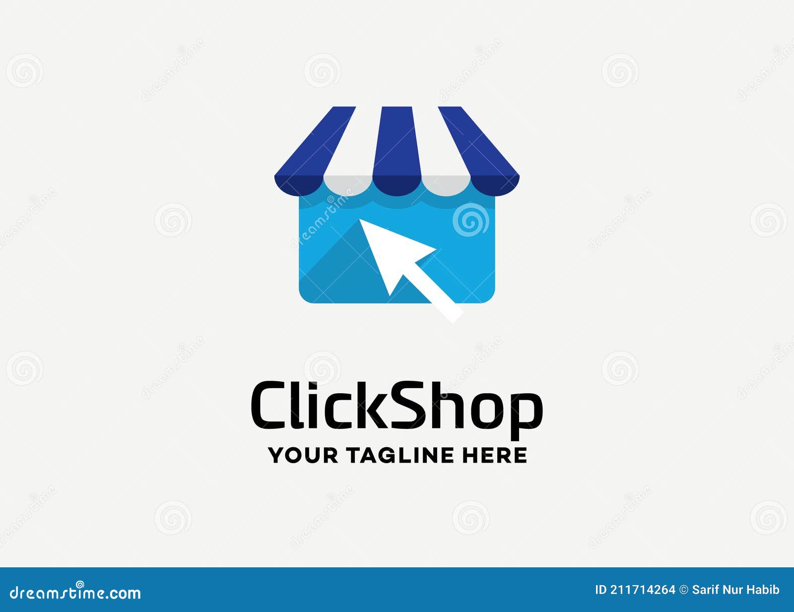 Click Shop Logo Icon Design. Online Shop Logo Design Vector ...