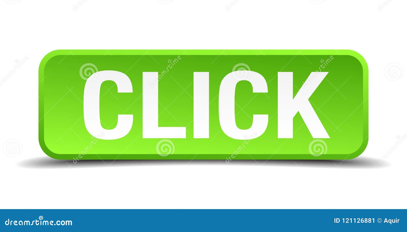 Click button stock vector. Illustration of shadow, background - 121126881