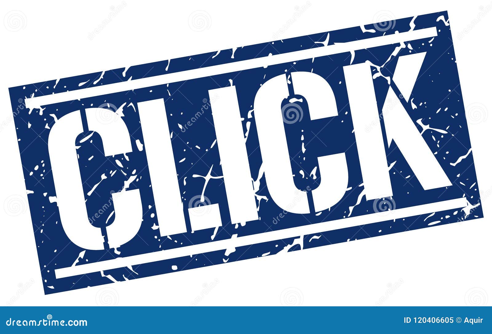 Click stamp stock vector. Illustration of stamp, label - 120406605