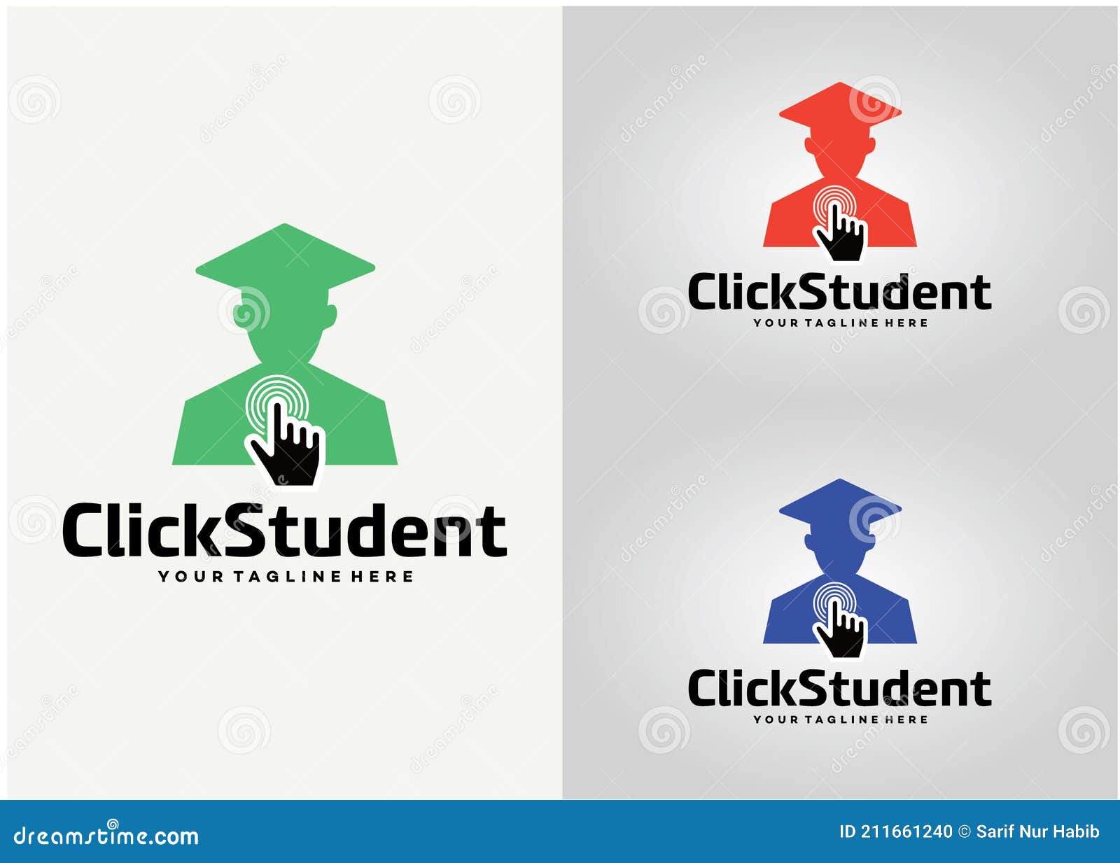 Student Logo And Books Design Colorful, People Logos, Vector ...