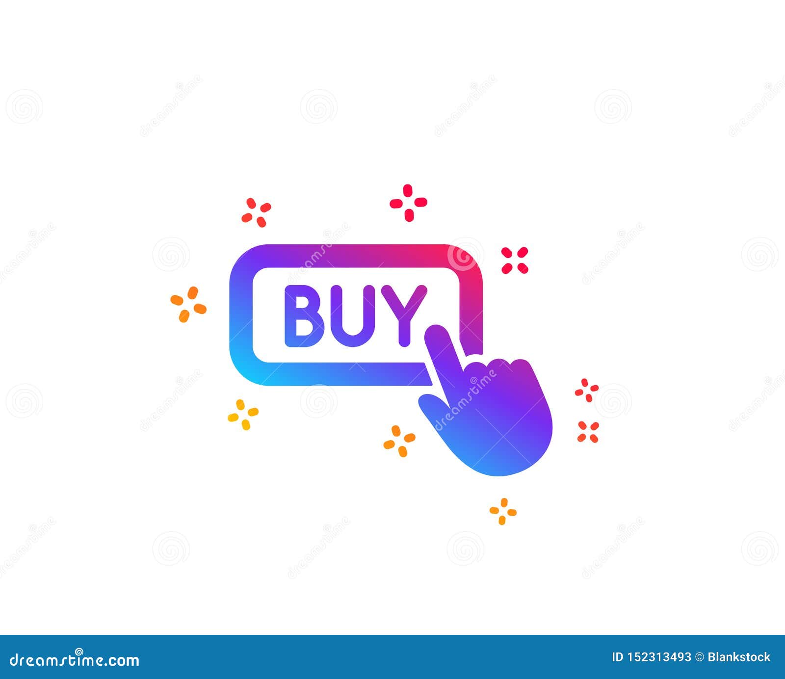 Click To Buy Icon. Online Shopping Sign. Vector Stock Vector ...