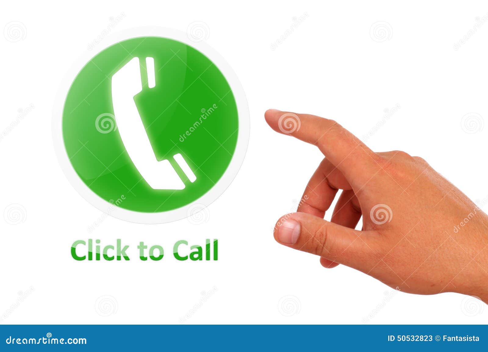 Click to call concept stock image. Image of cell, cellphone - 50532823