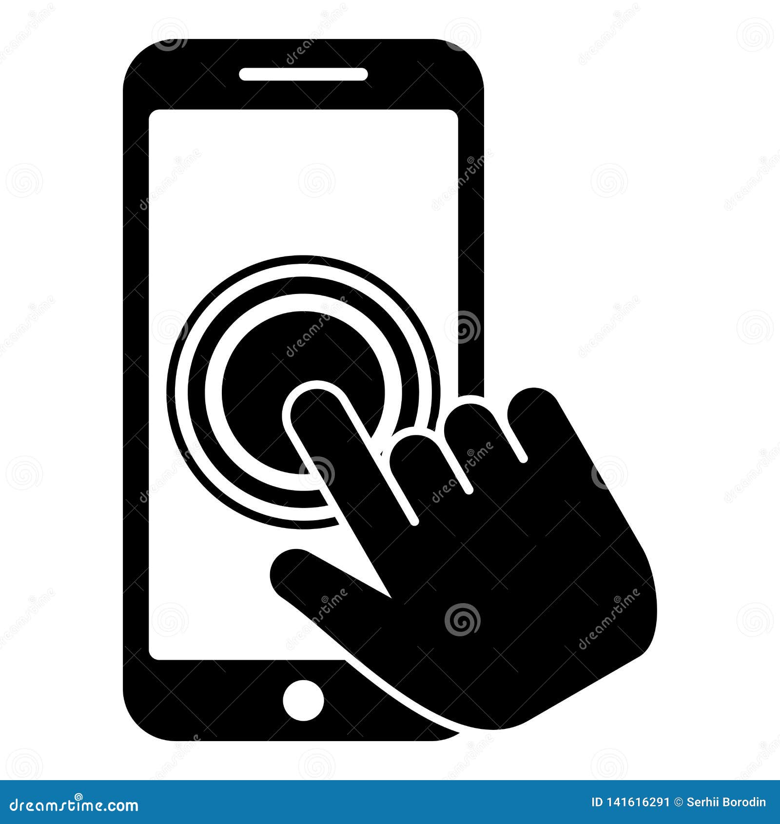 Click on Touch Screen Smartphone Modern Smartsphone with Hand Clicking ... Click on Touch Screen Smartphone Modern Smartsphone with Hand Clicking ...