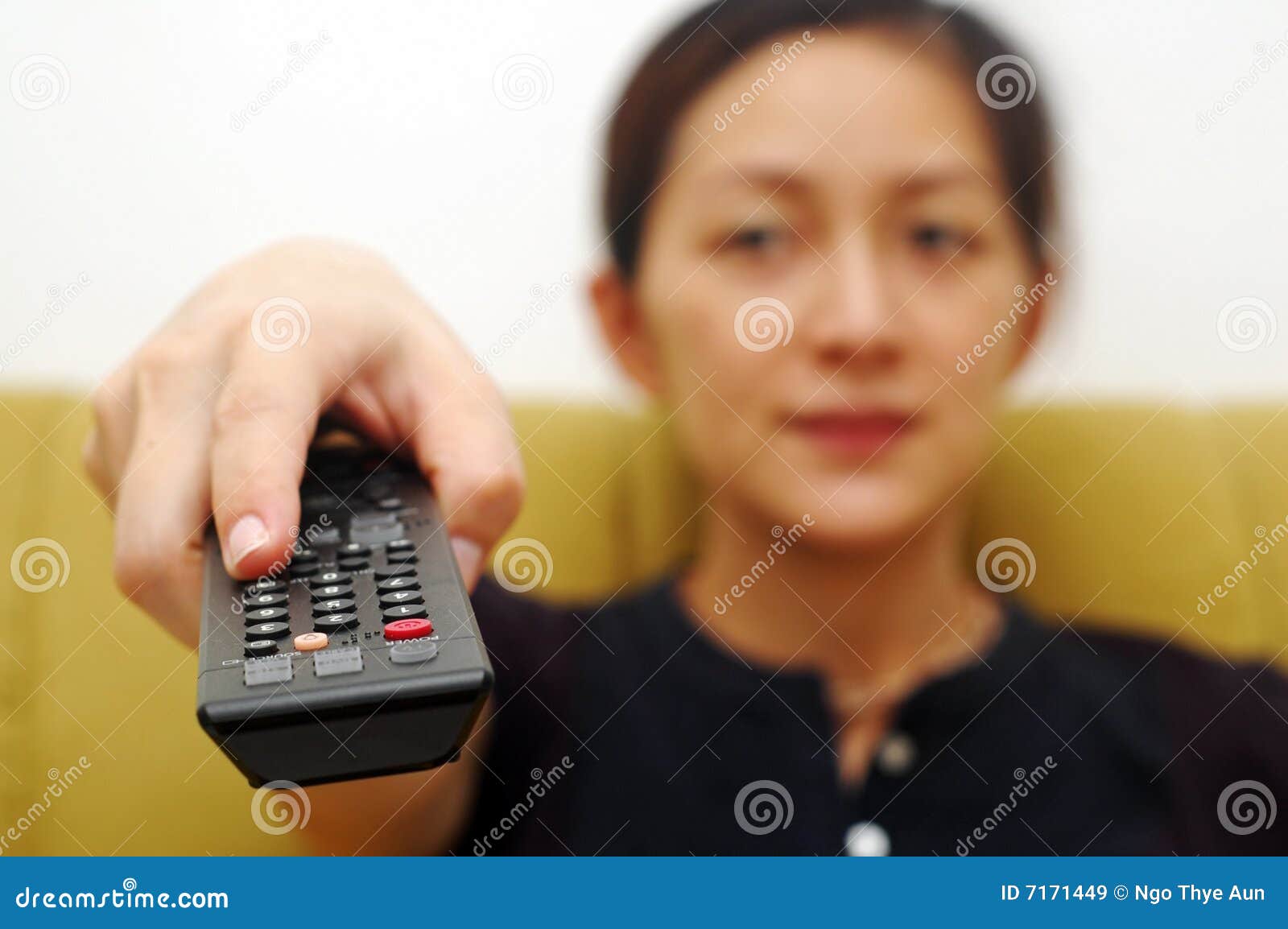 Click TV Remote stock image. Image of switching, electronic - 7171449
