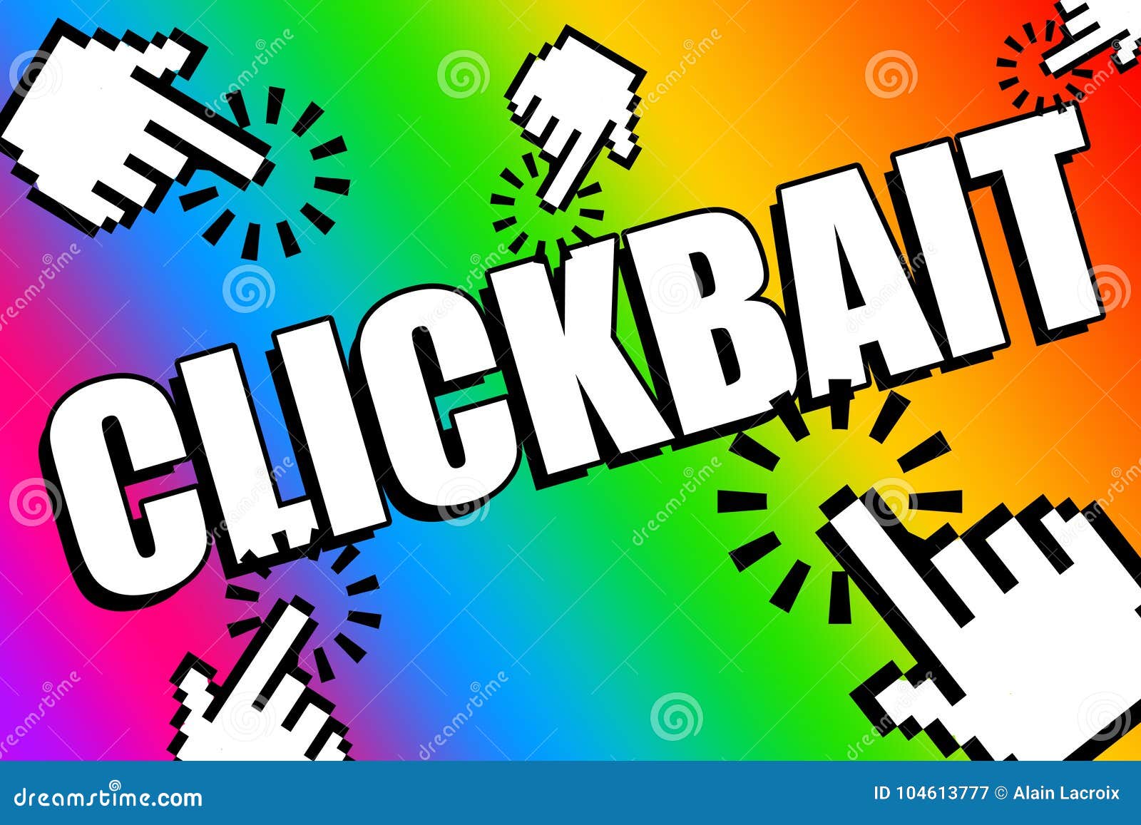 CLICKBAIT Stock Photo | CartoonDealer.com #86250942