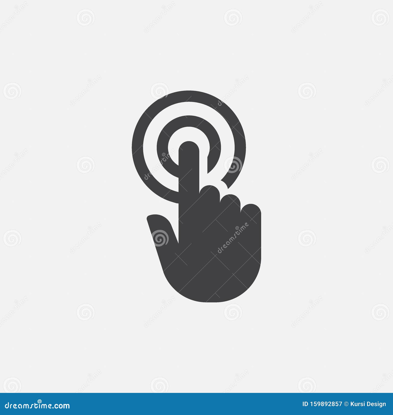 Finger Clicking Icon, Hand Pointer Vector Illustration Stock ... Finger Clicking Icon, Hand Pointer Vector Illustration Stock ...