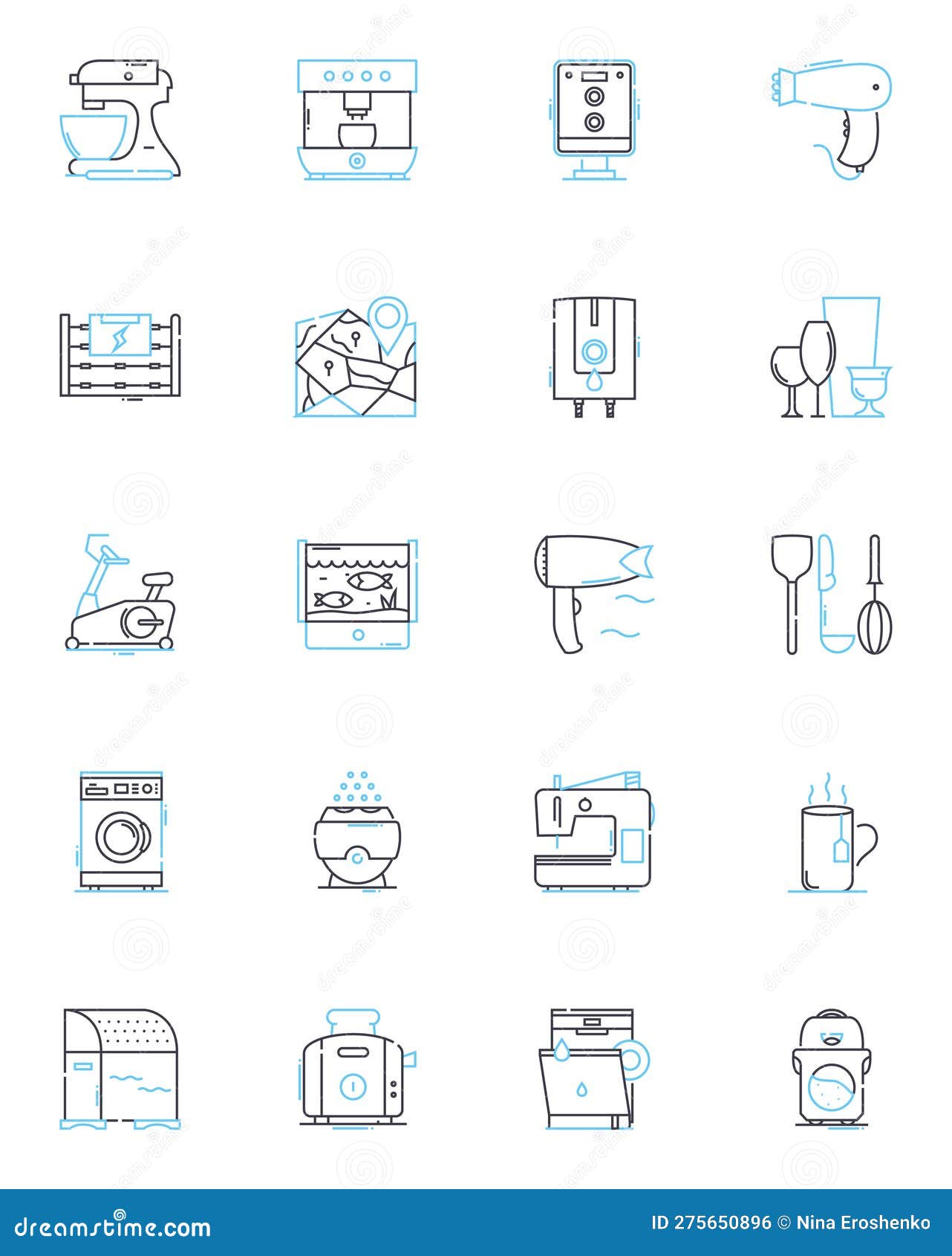 Client Appreciation Linear Icons Set. Gratitude, Recognition ...